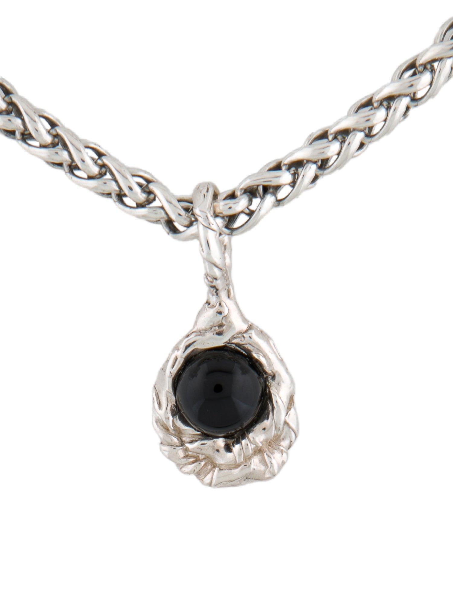Corali Onyx Chestnut Necklace - 925 Sterling Silver Pendant Necklace ...