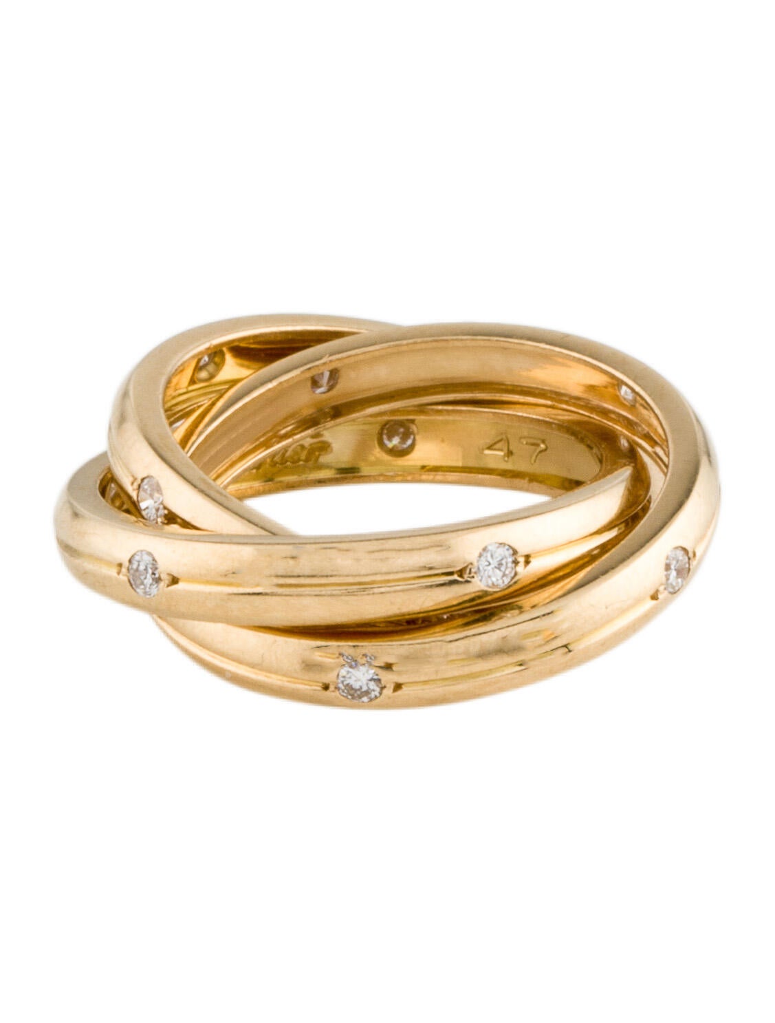 Cartier Vintage Constellation Trinity Ring - Rolling Ring, Rings ...
