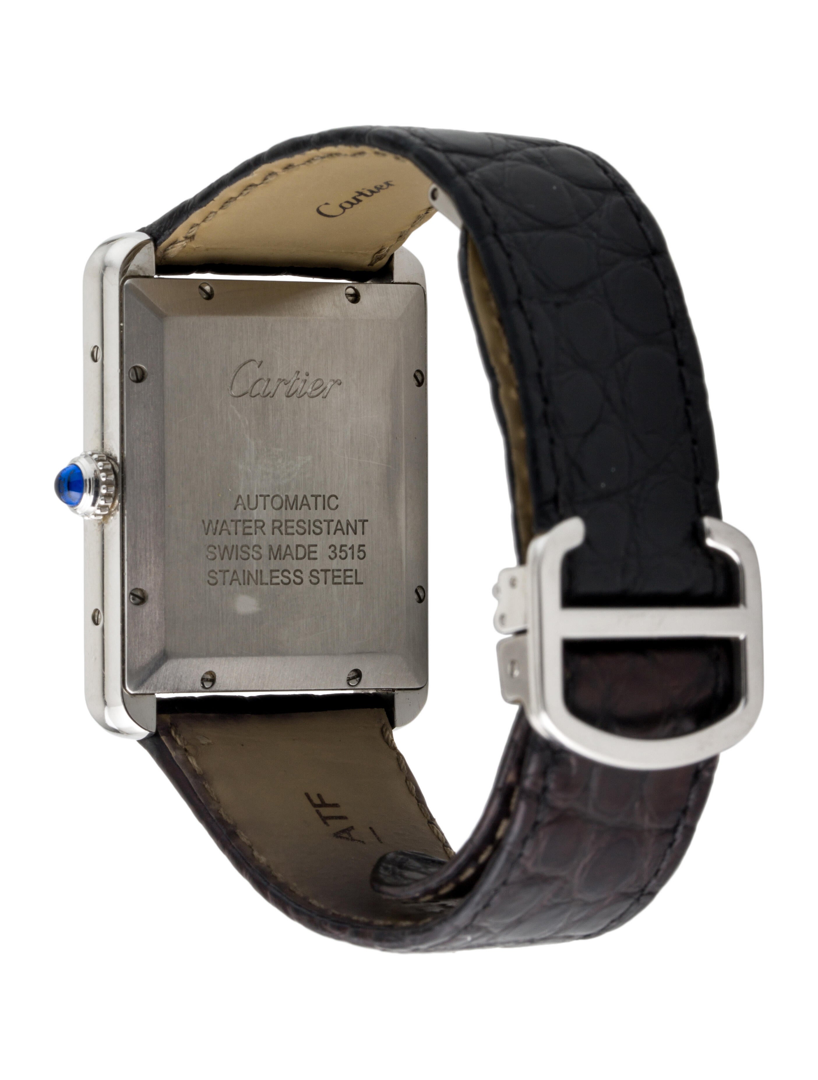 Cartier Tank Solo XL Watch - WSTA0029 | The RealReal