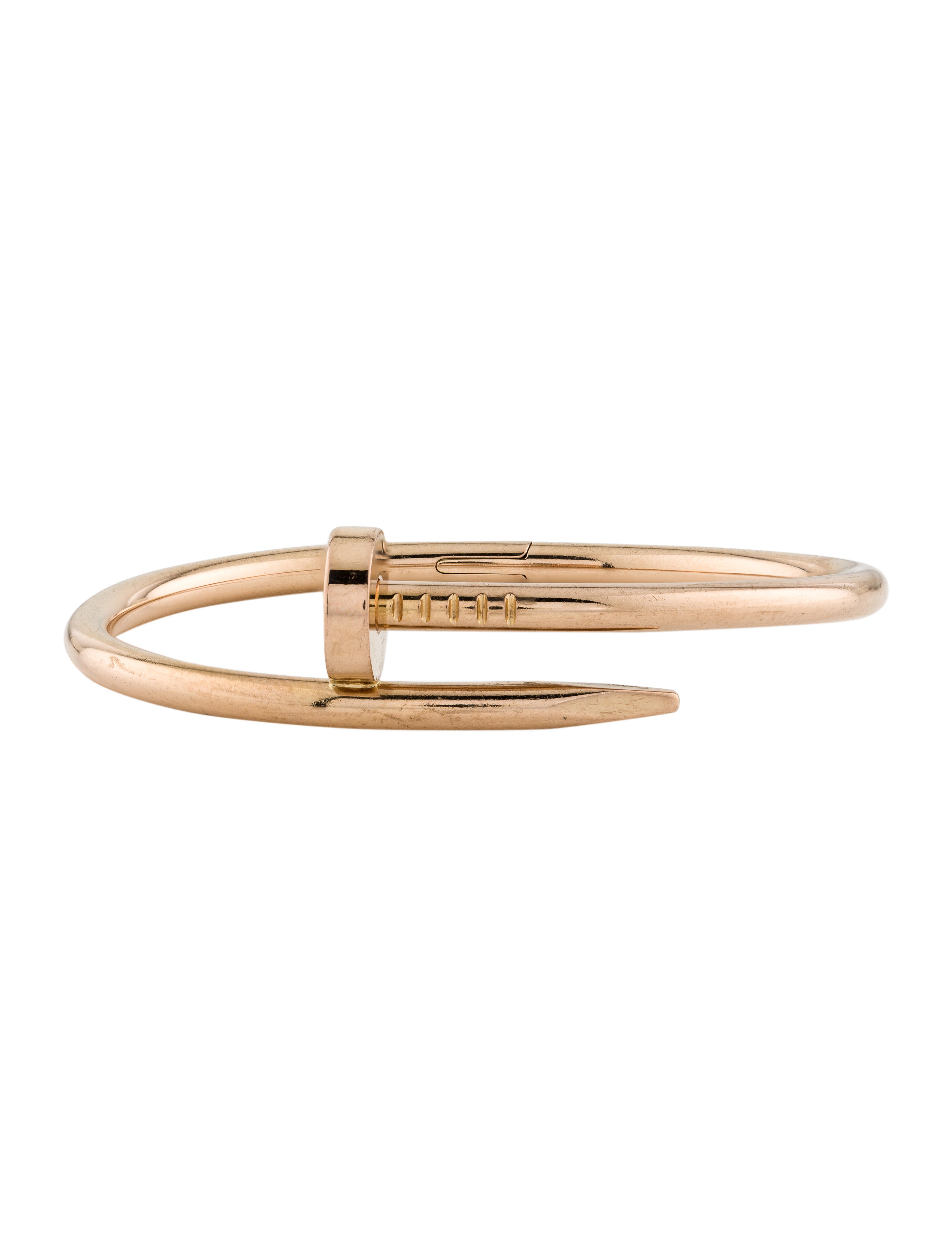 Cartier Juste un Clou Bracelet - 18K Rose Gold Bangle, Bracelets ...