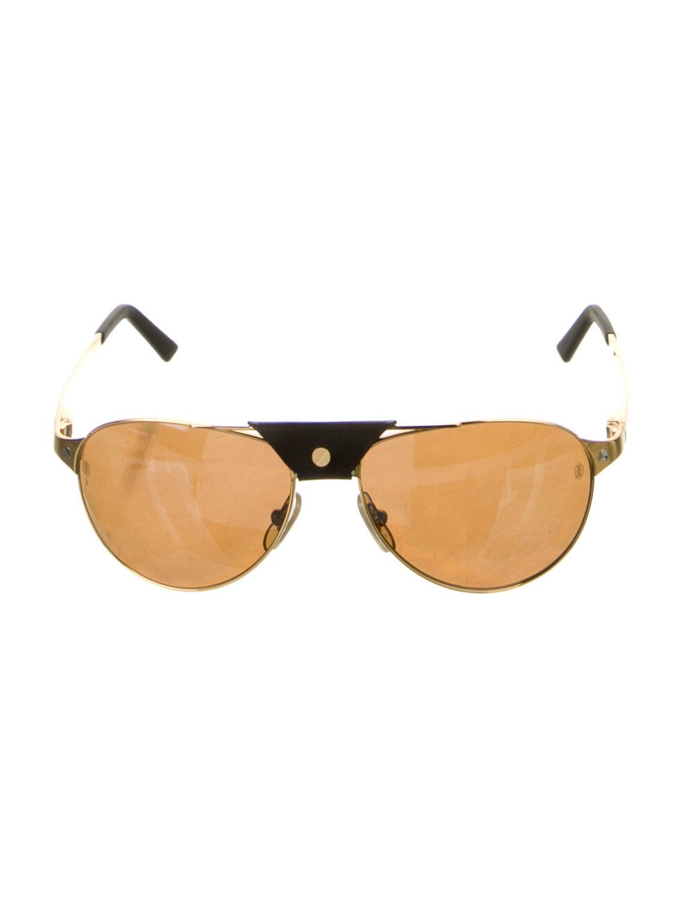 Cartier Aviator Tinted Sunglasses - Gold Sunglasses, Accessories ...
