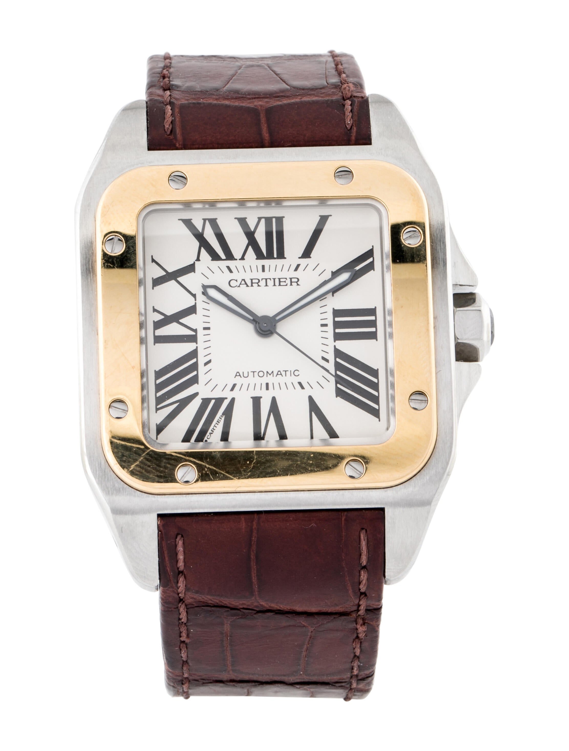 Cartier Santos 100 Watch - 2656 / W20072X7 | The RealReal