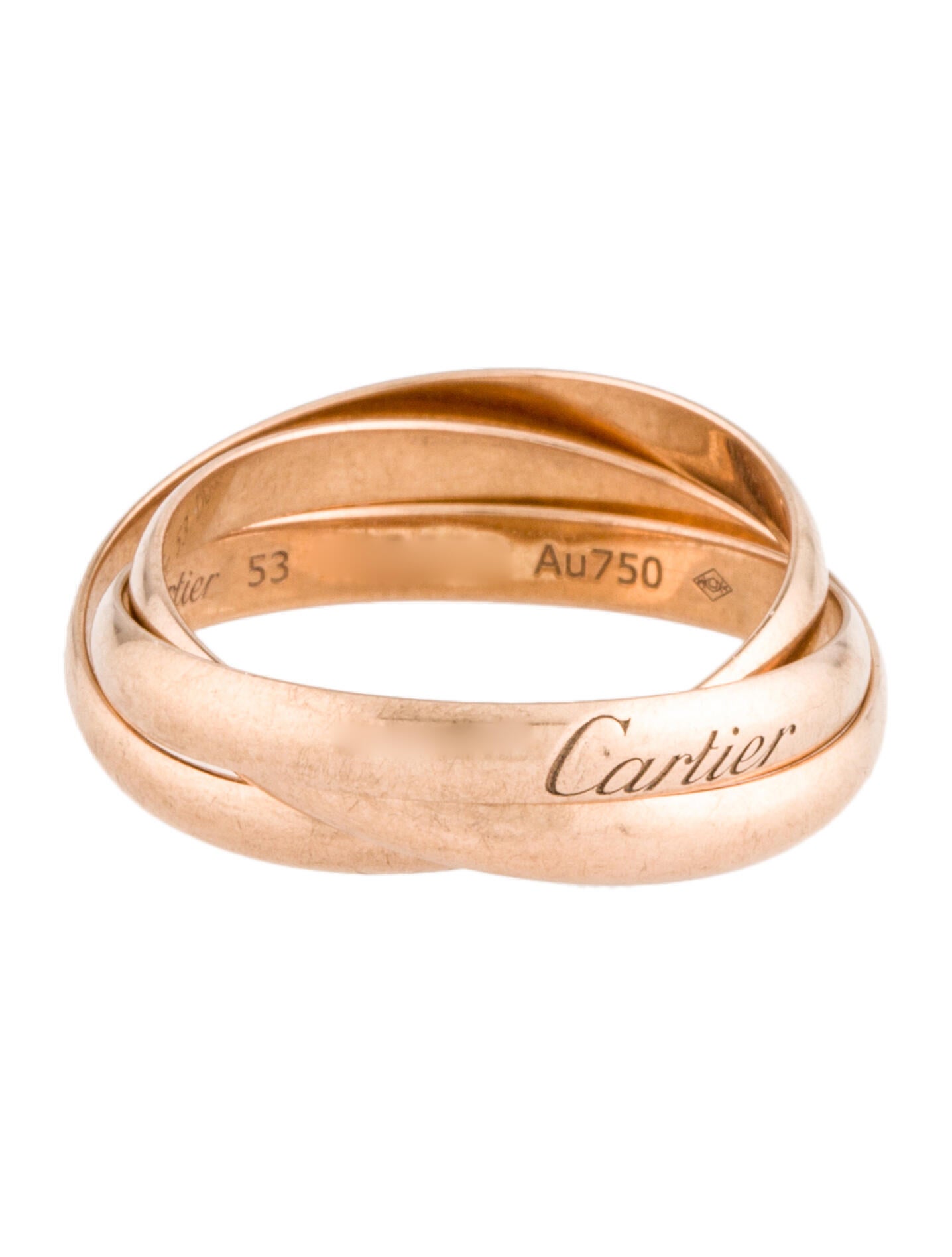 Cartier Agrafe Diamond Ring - White, 18K White Gold Band, Rings ...