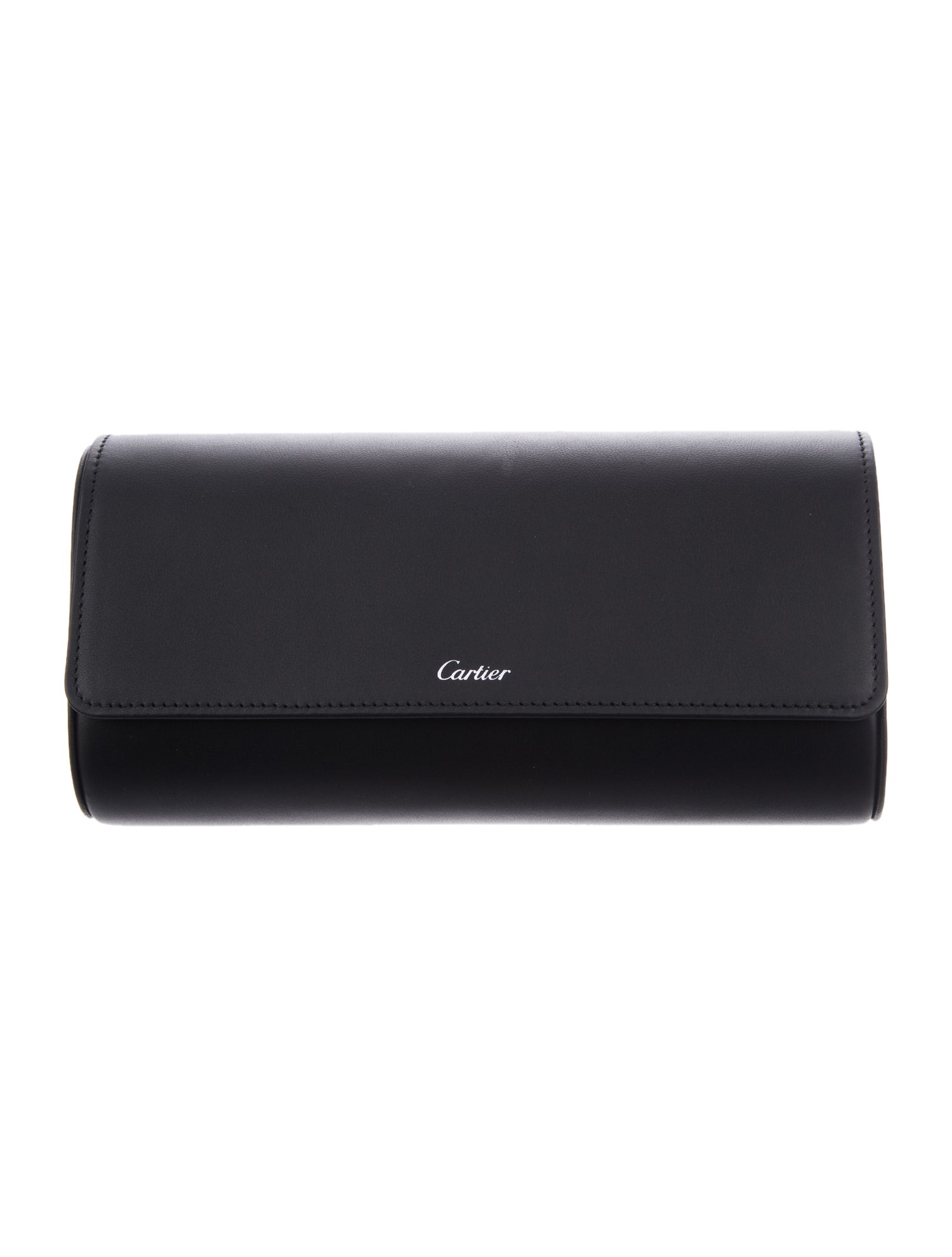 Cartier Leather Watch Case - Black Tech & Travel, Decor & Accessories ...