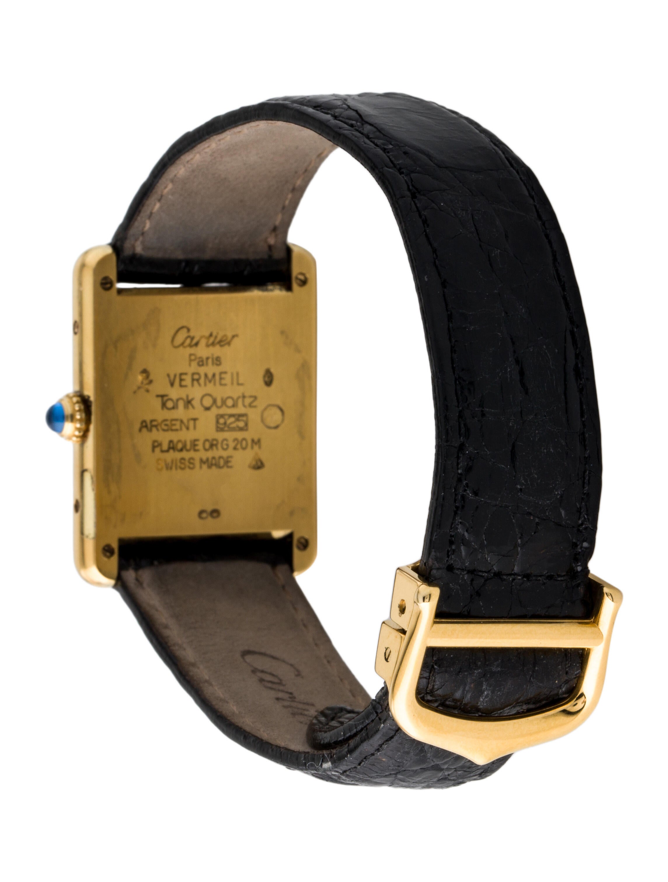 Cartier Must de Cartier Tank Watch - CRT108935 | The RealReal