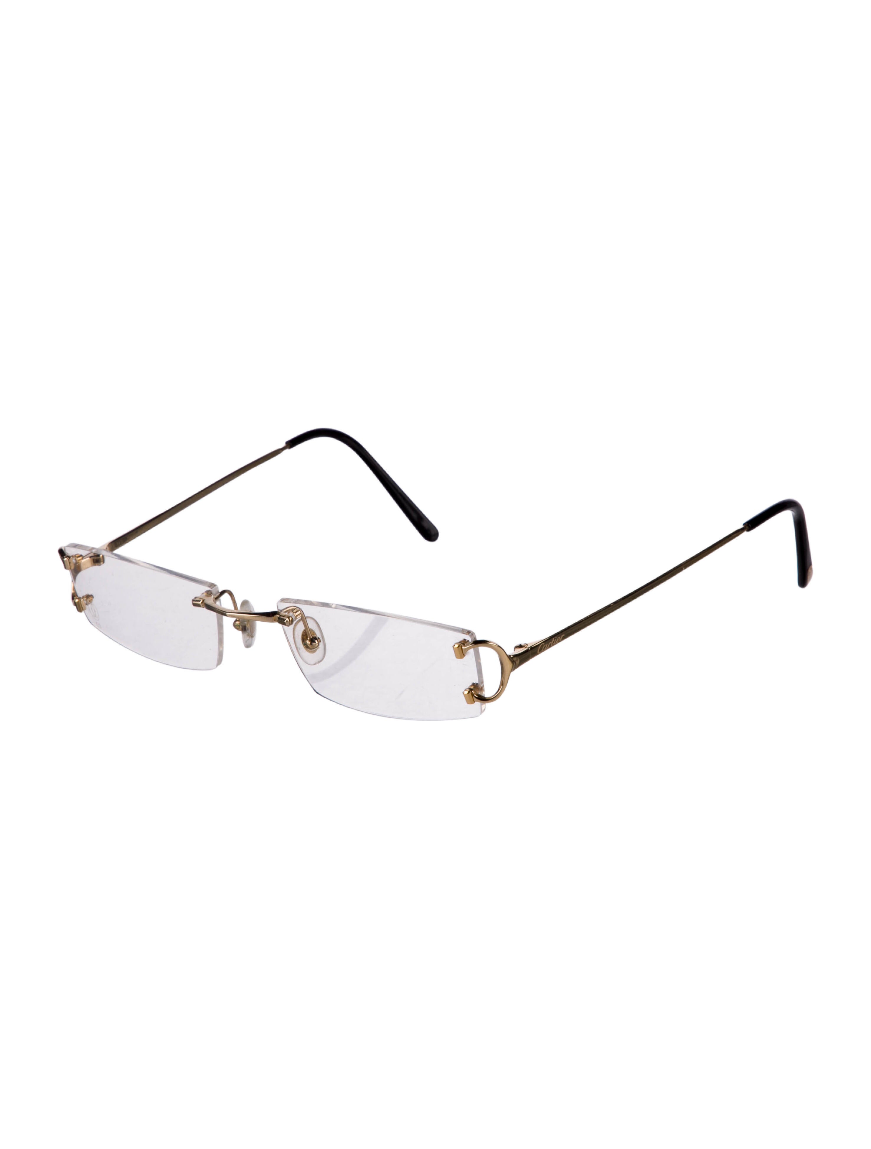 Cartier Square Eyeglasses Eyeglasses Accessories The Realreal