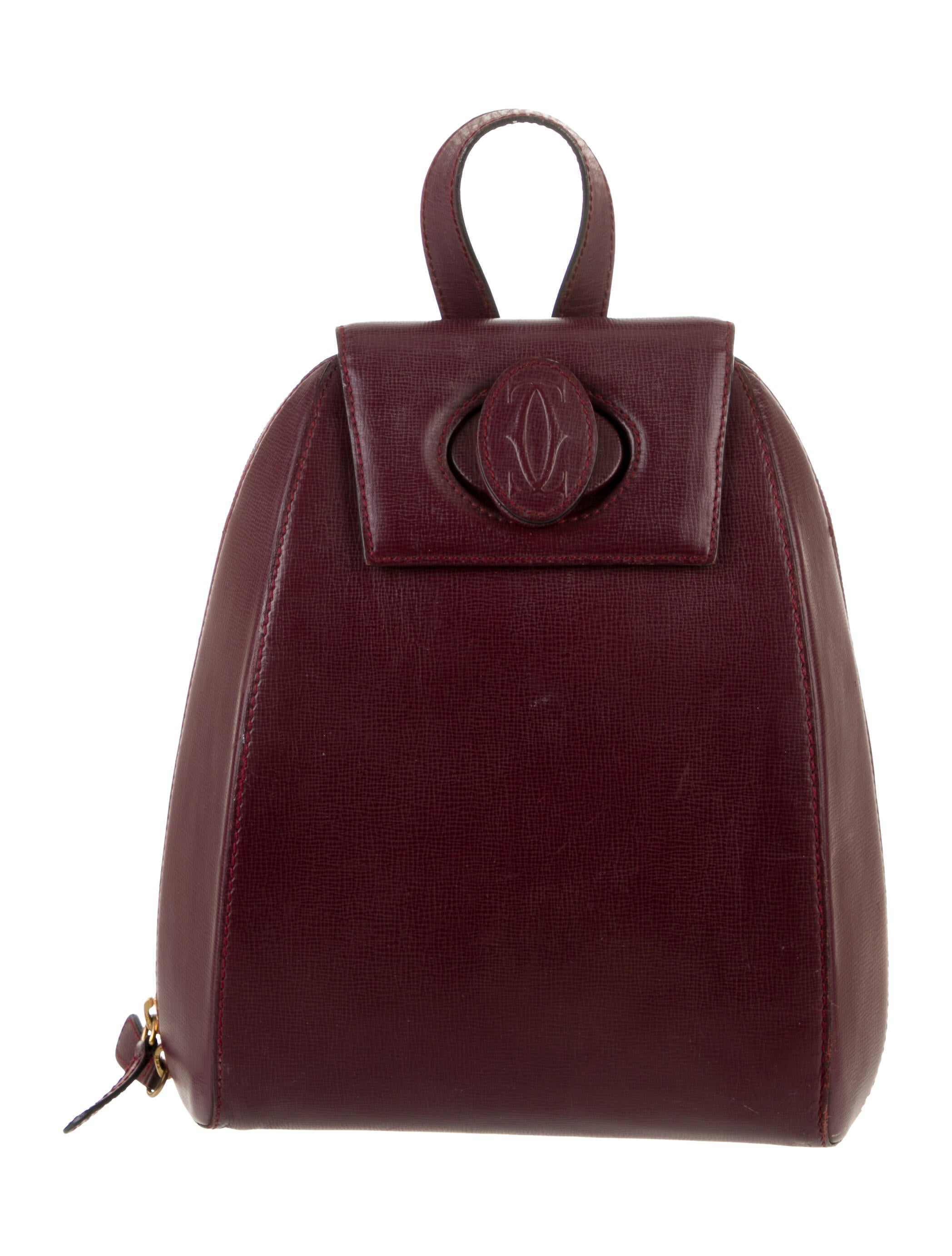 Cartier Leather Backpack - Purple Backpacks, Handbags - CRT102180 | The ...