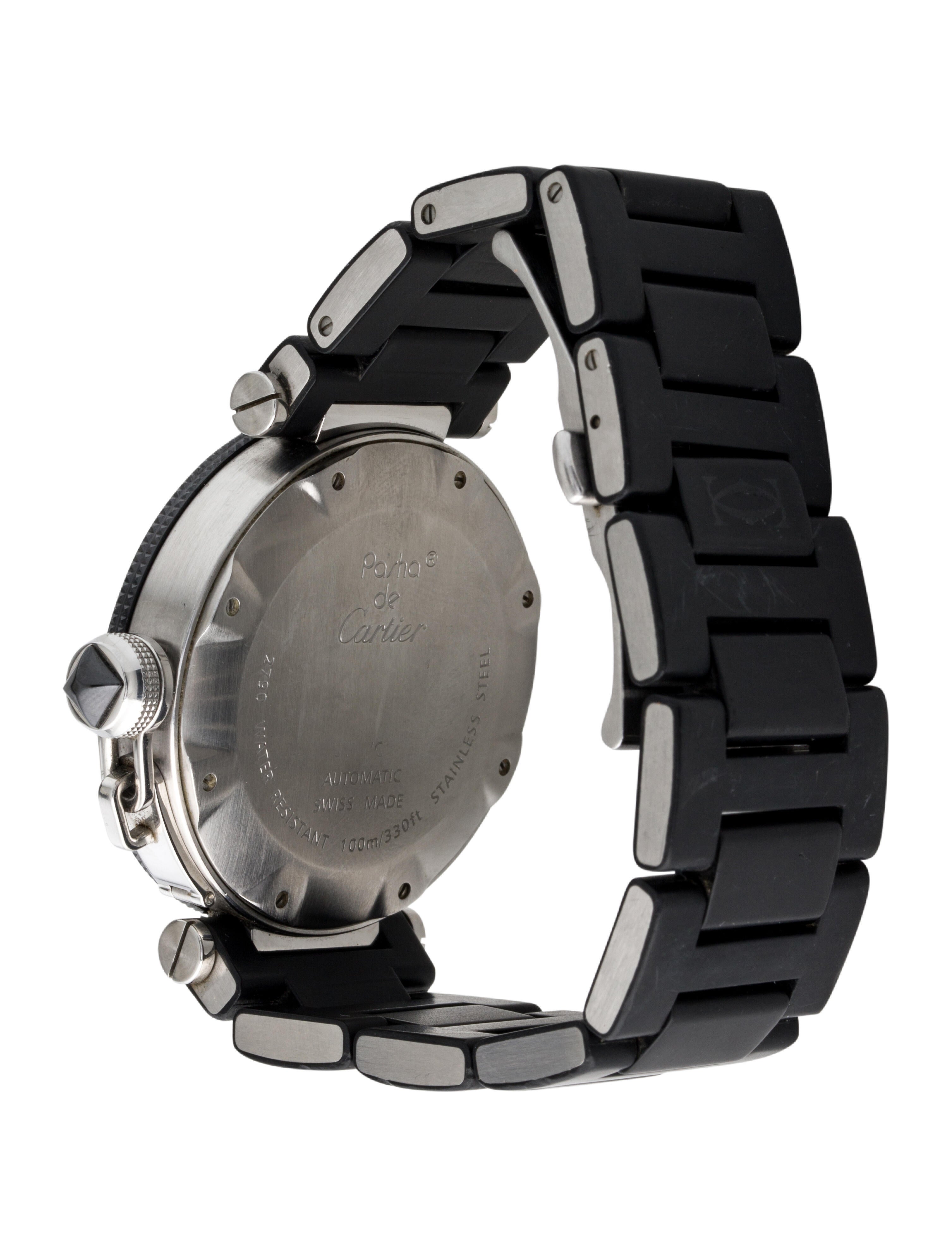 Cartier Pasha de Cartier Seatimer Watch - W31077U2 | The RealReal