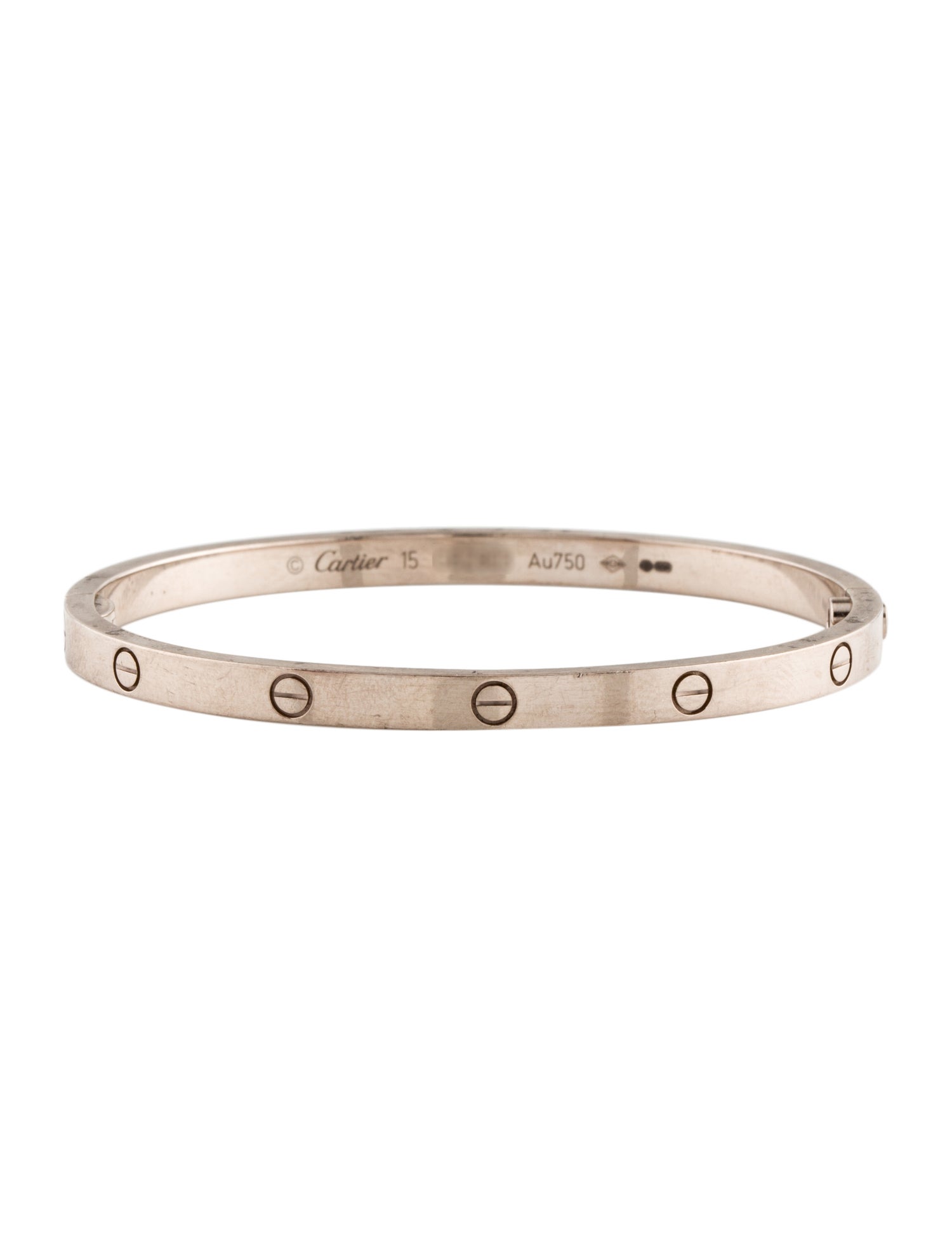 Cartier LOVE Bracelet Small Model - 18K White Gold Bangle, Bracelets ...