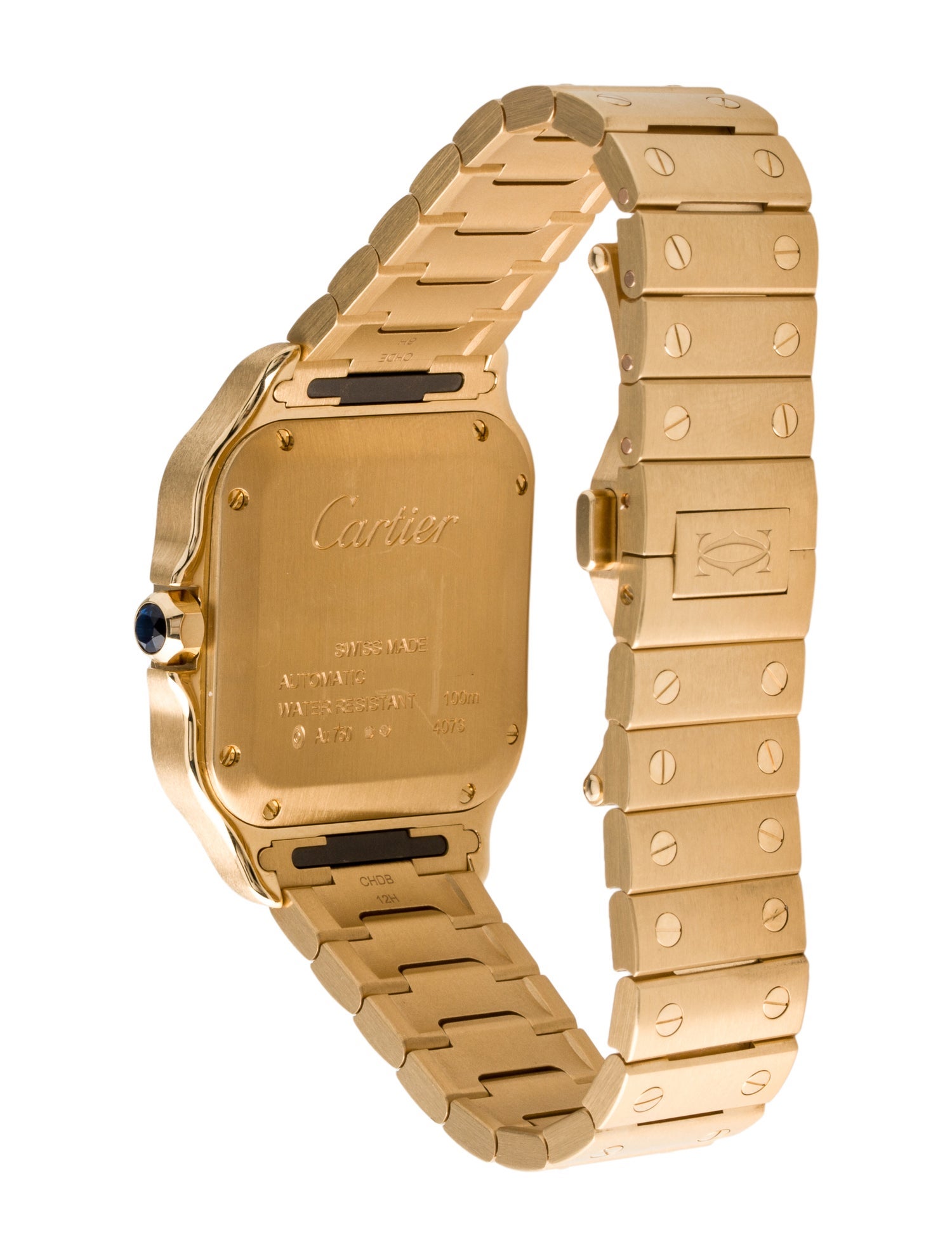 Cartier Santos de Cartier Galbée Watch - 887901 | The RealReal