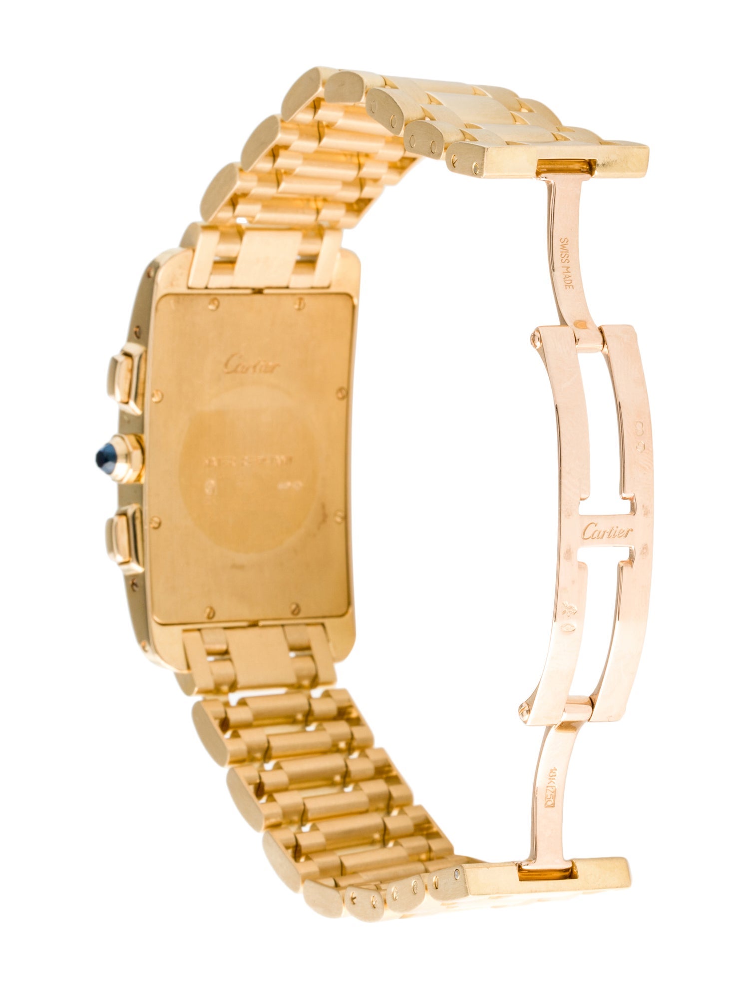 Cartier Tank Américaine Chronoflex Watch - W26011K2 | The RealReal