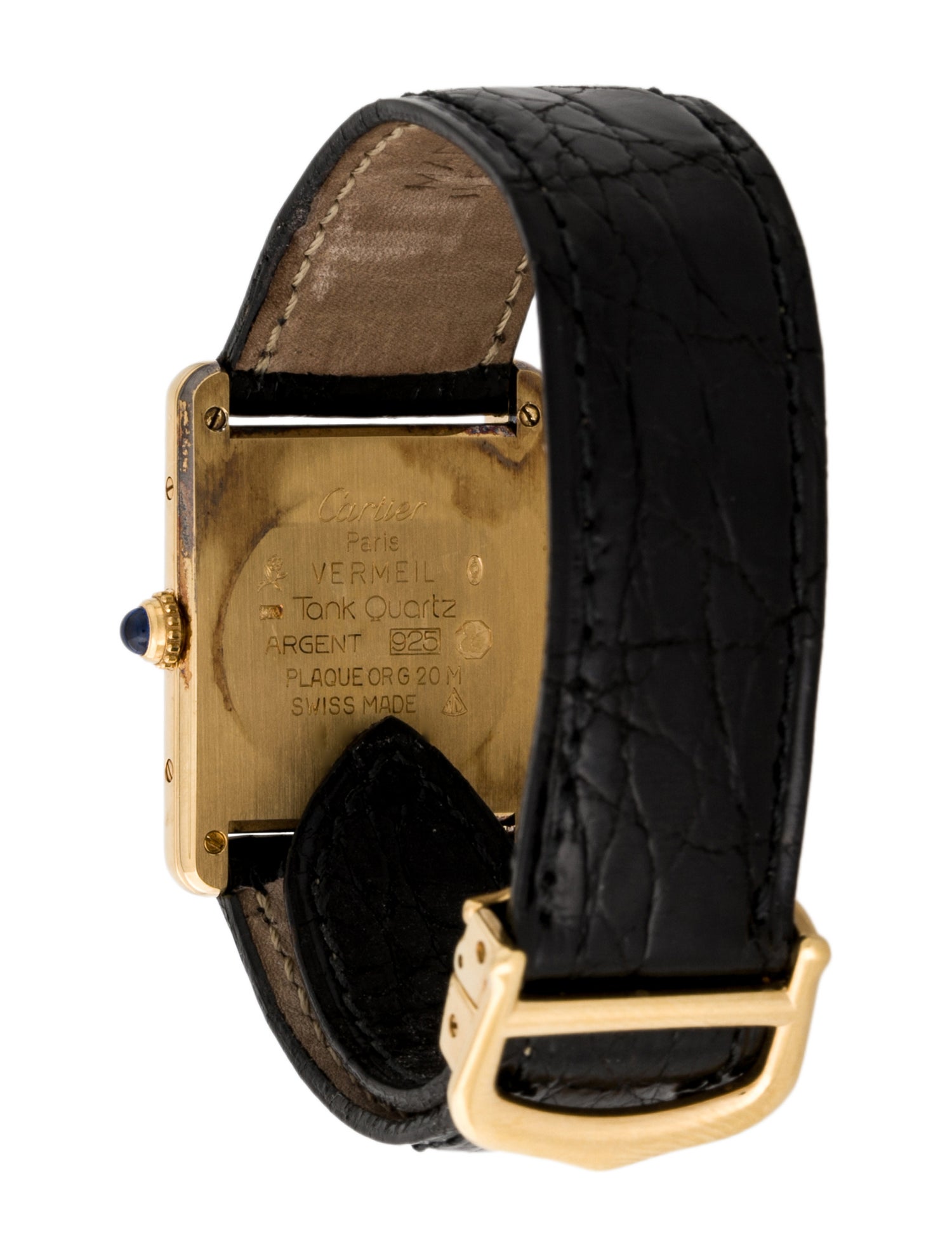 Cartier Must De Cartier Tank Watch - 2415 | The RealReal