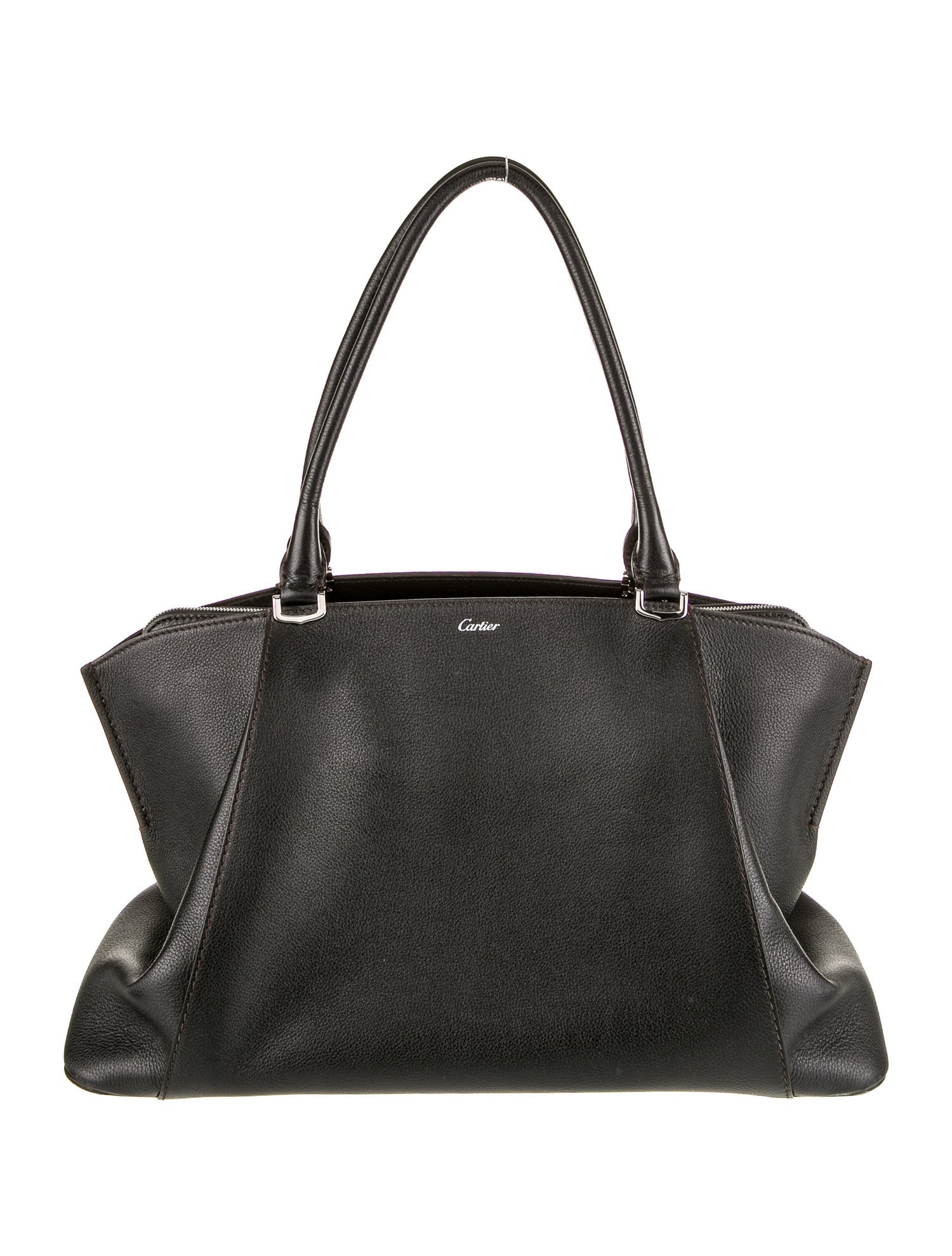 Cartier Leather C de Cartier Shoulder Bag - Black Shoulder Bags ...