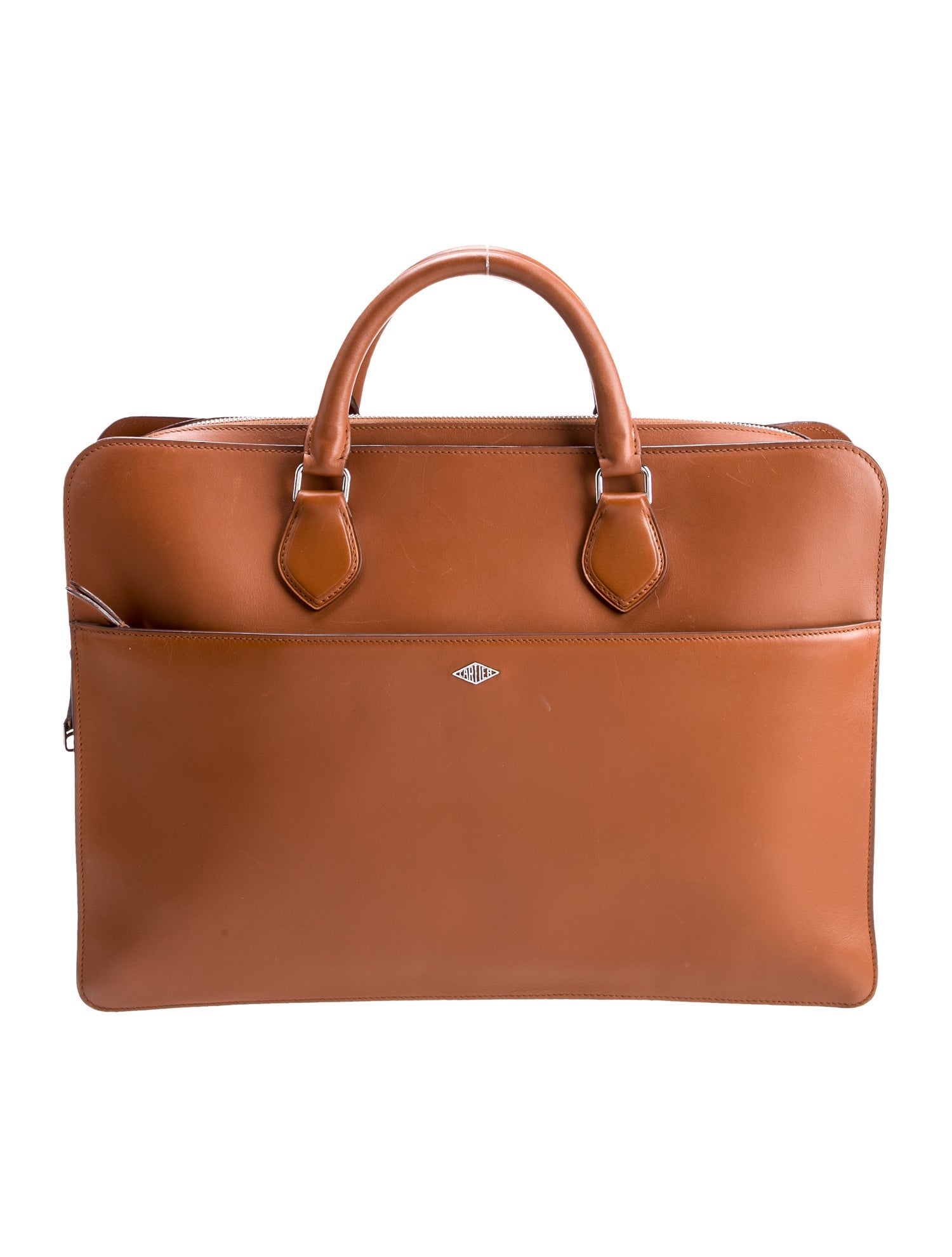 Cartier Leather Briefcase - Brown Briefcases, Bags - CRT104731 | The ...