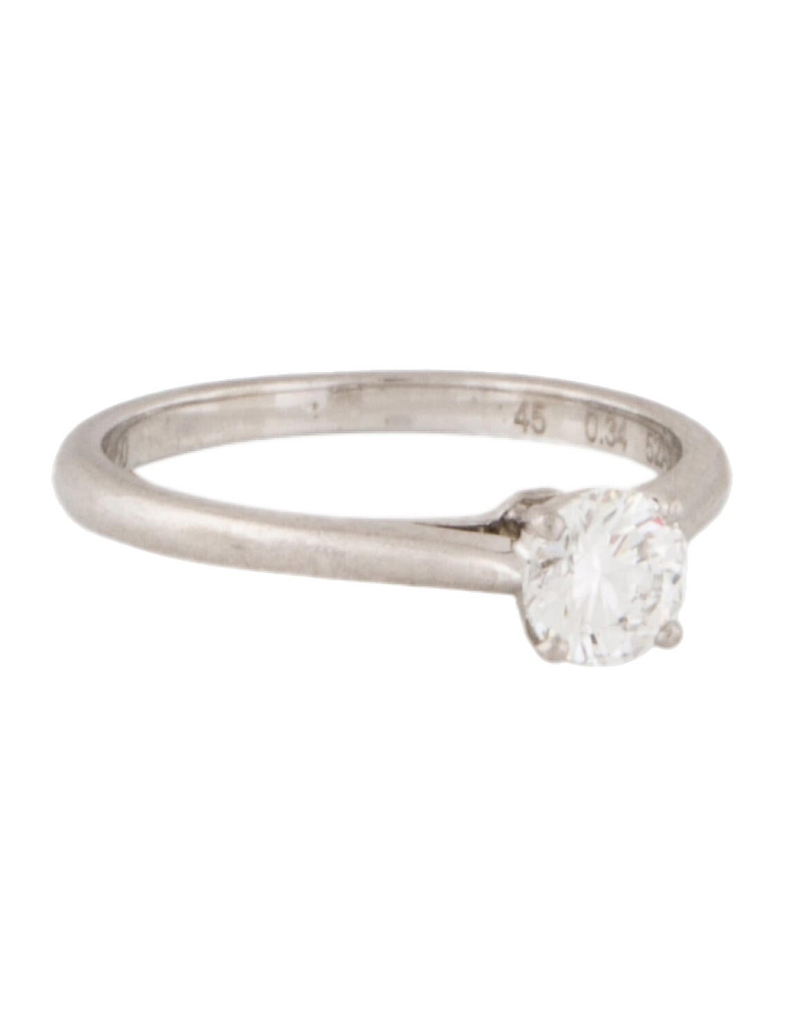 Cartier Solitaire 1895 Engagement Ring - Platinum Engagement Ring ...