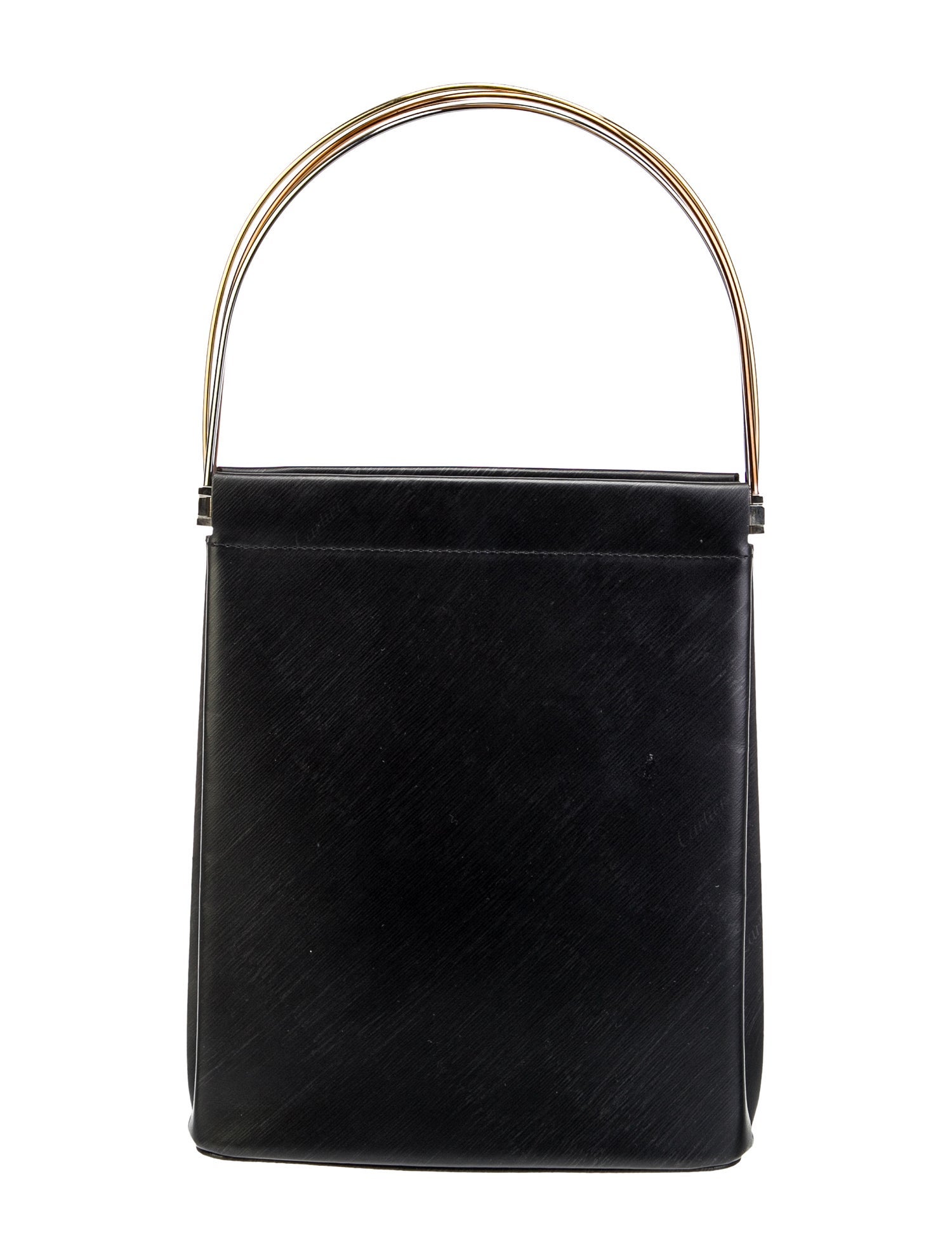 Cartier Leather Trinity Handle Bag - Black Handle Bags, Handbags - CRT105155 | The RealReal