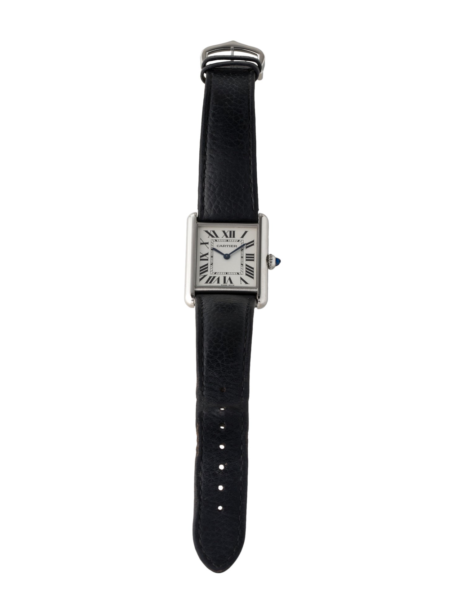 Cartier Must de Cartier Tank Watch - CRT108935 | The RealReal Cartier Must de Cartier Tank Watch - CRT108935 | The RealReal
