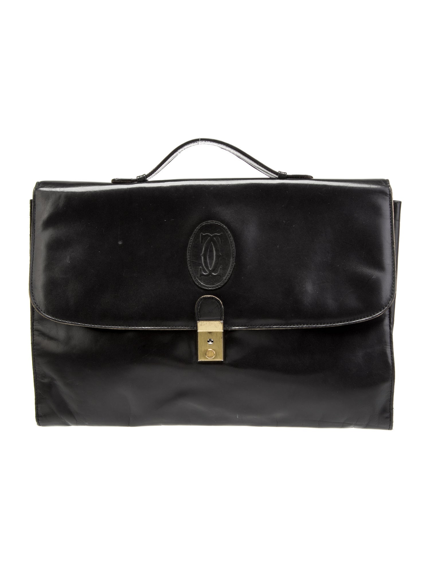 Cartier Leather Briefcase - Black Briefcases, Bags - CRT105536 | The ...