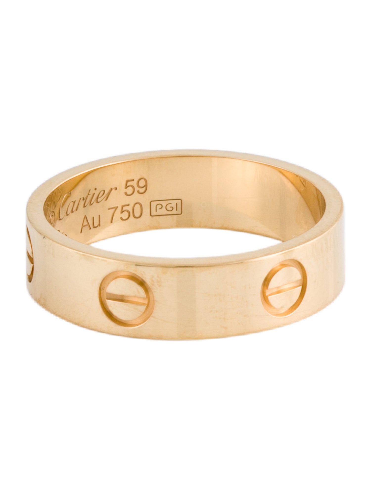 Cartier LOVE Ring - 18K Yellow Gold Band, Rings - CRT105991 | The RealReal