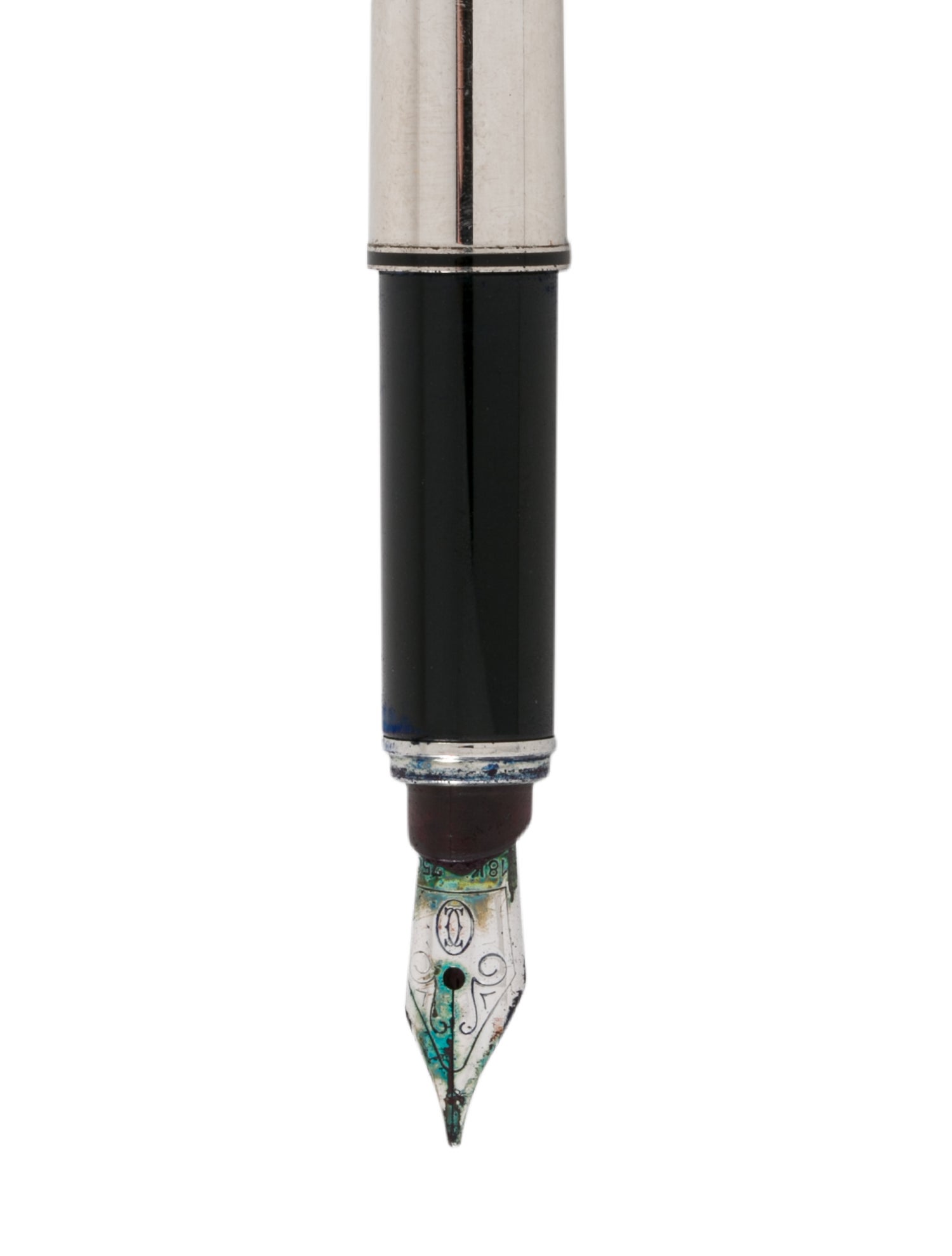 Cartier Must de Cartier Trinity Fountain Pen - Silver Books, Stationery ...