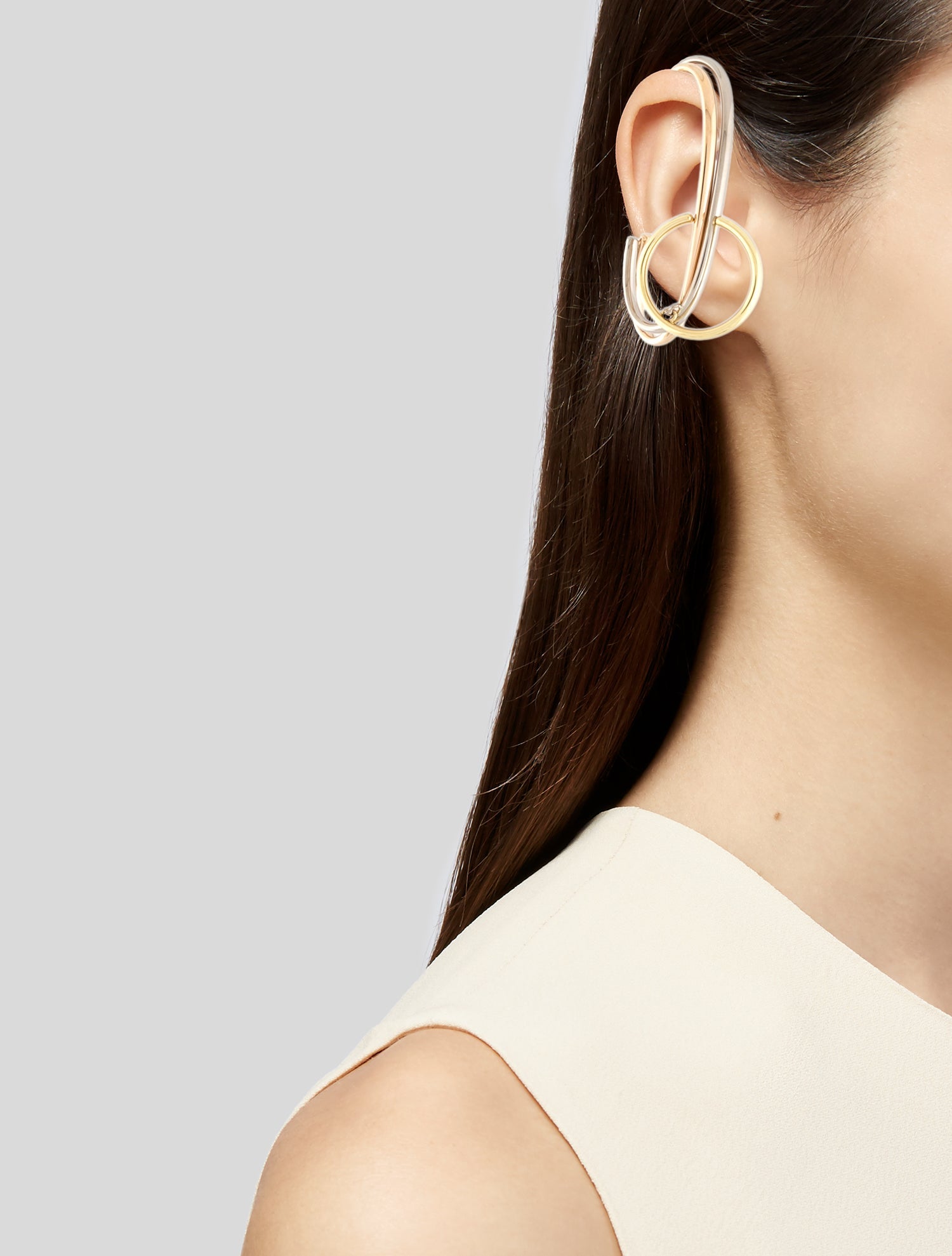 Cartier X Chitose Abe of Sacai Trinity Single Earring - Ear Cuff ...