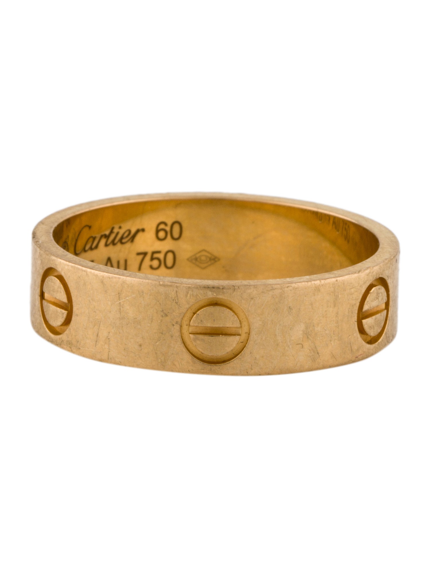 Cartier Vintage Les Muste de Cartier Trinity Ring - 18K Yellow Gold ...