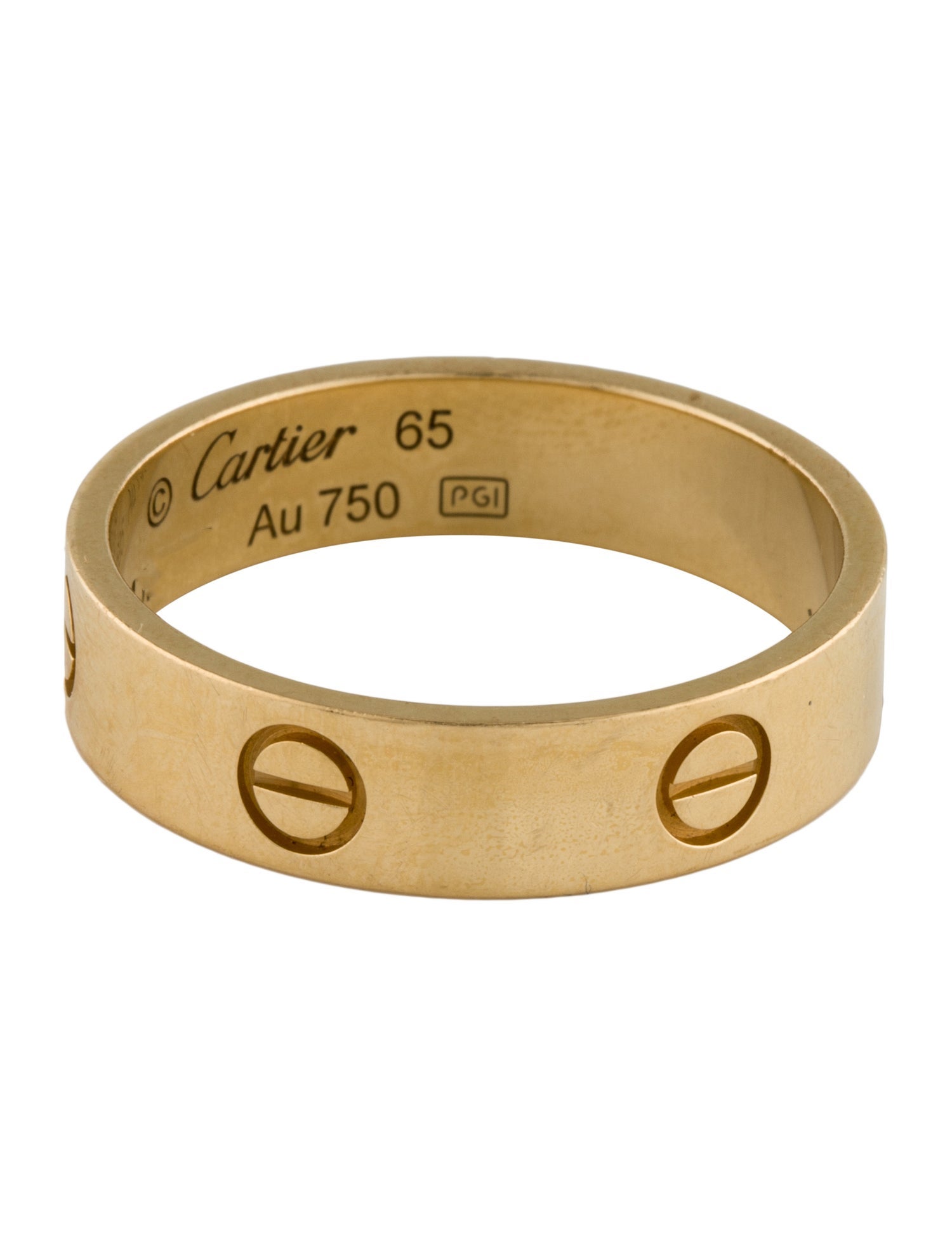 Cartier LOVE Band - 18K Yellow Gold Band, Rings - CRT106567 | The RealReal