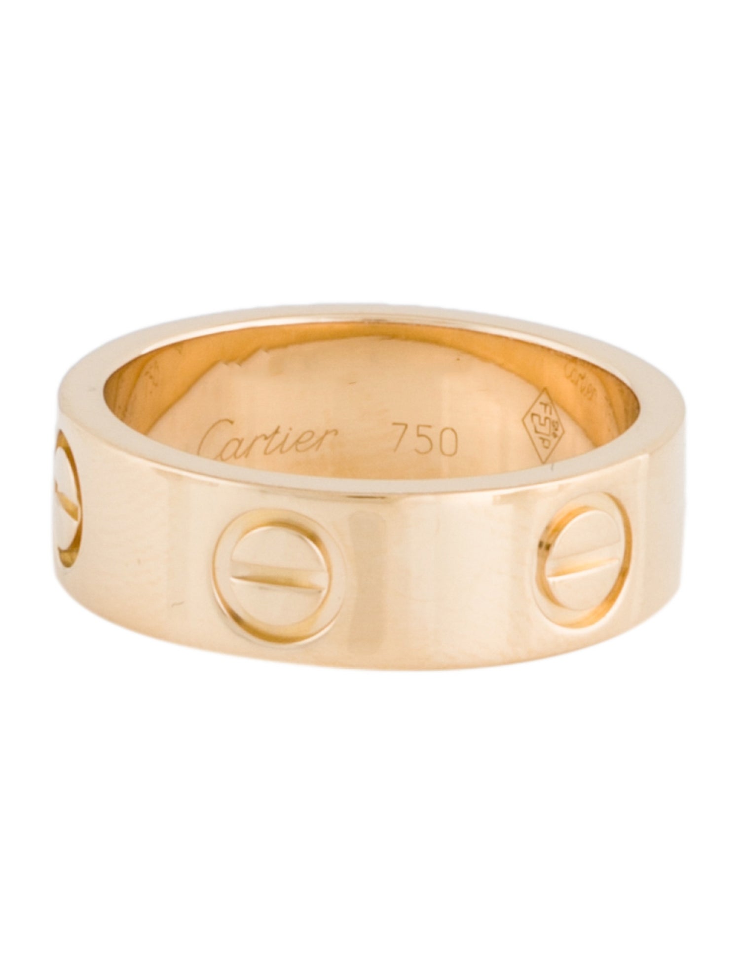 Cartier Vintage Les Must de Cartier Trinity Ring - 18K Yellow Gold ...