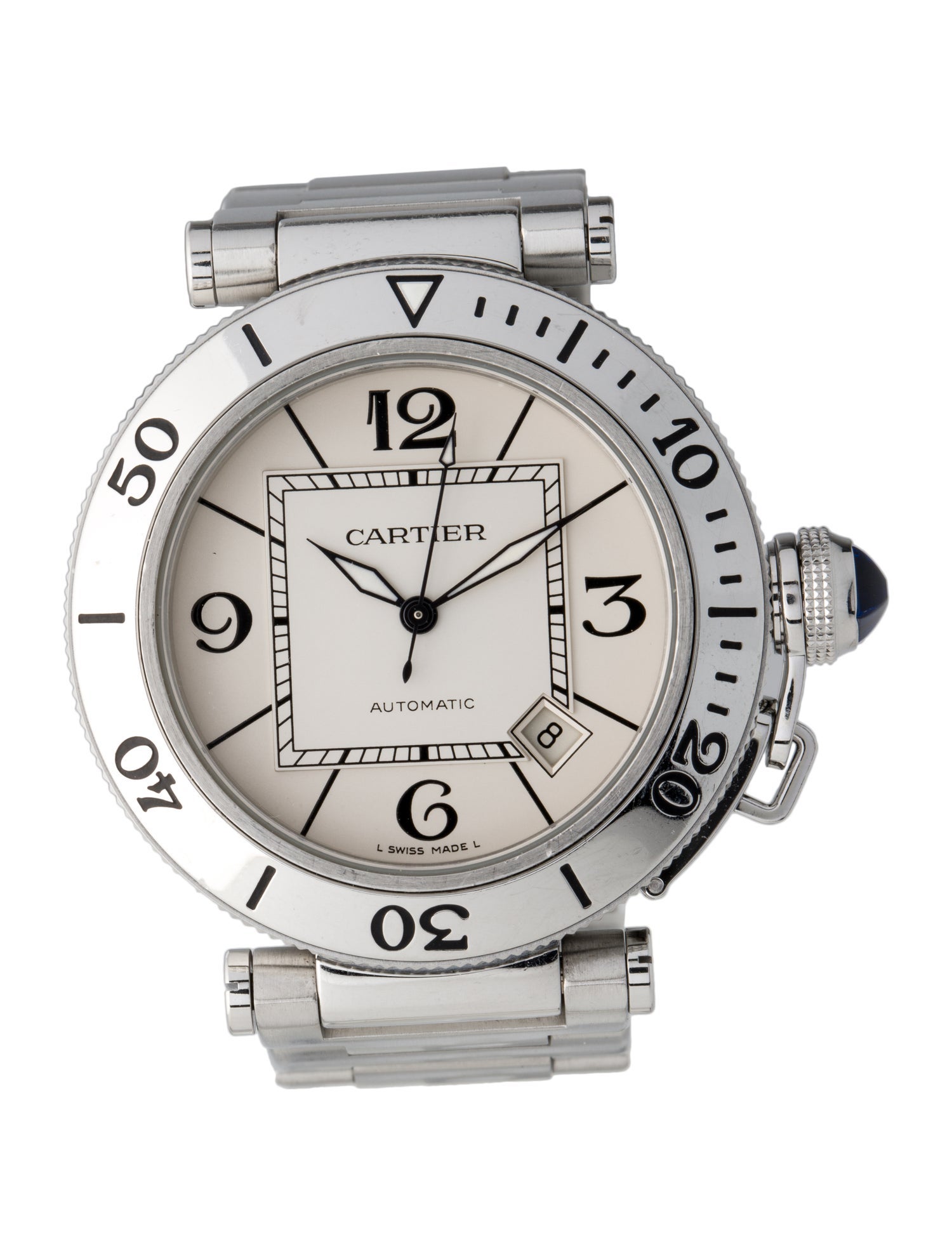 Cartier Pasha de Cartier Seatimer Watch - W31080M7 | The RealReal