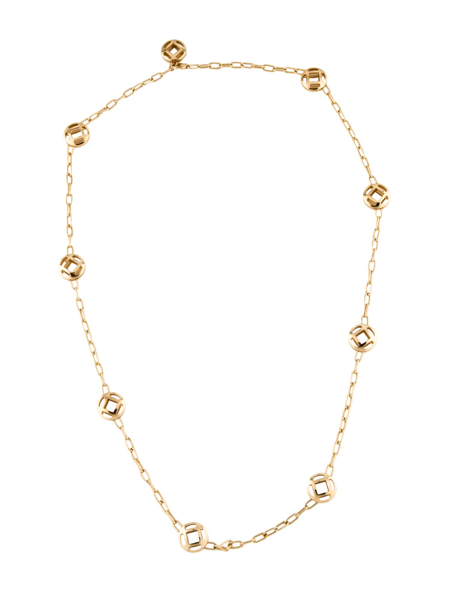 Cartier Pasha de Cartier Necklace - 18K Yellow Gold Station, Necklaces ...