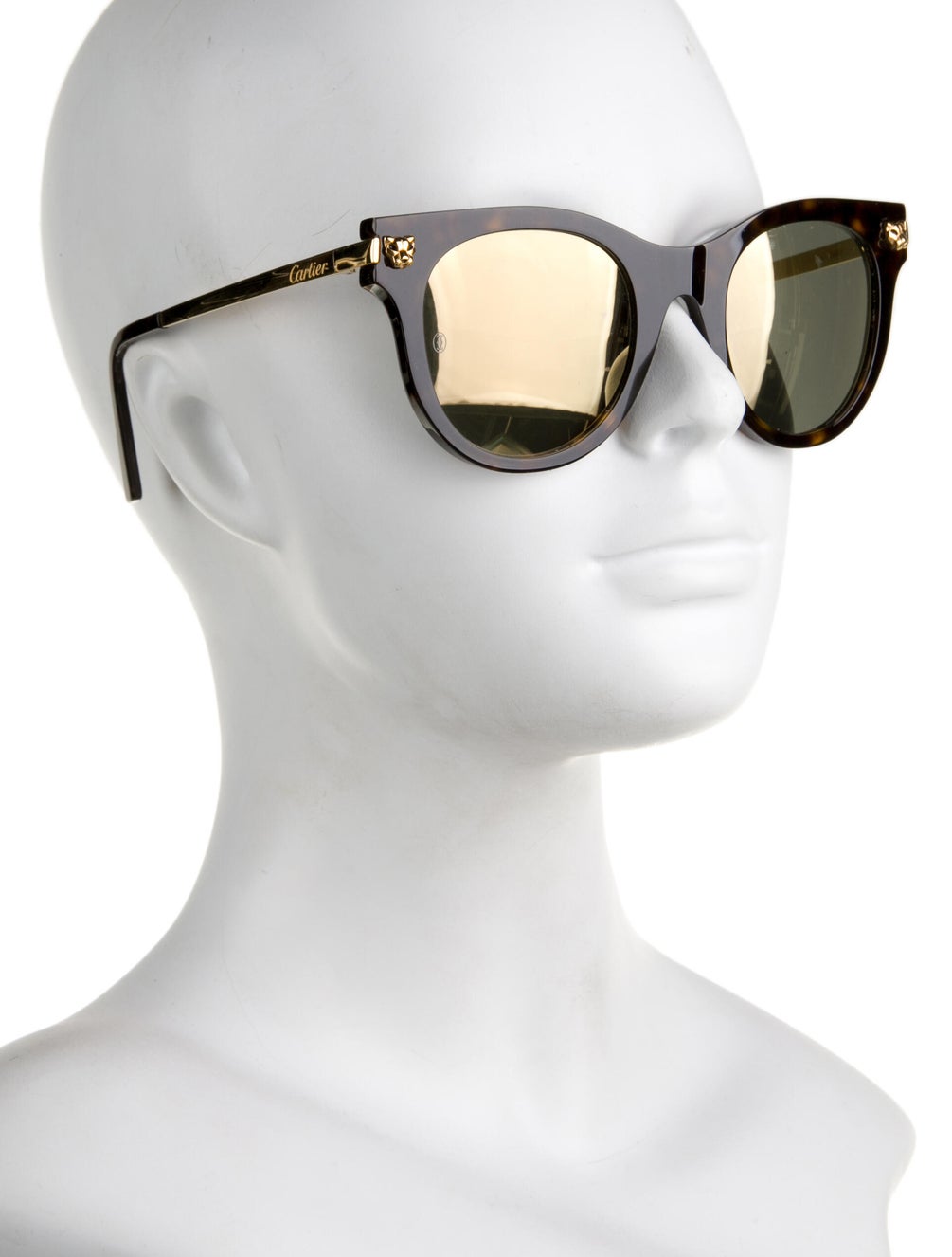 Cartier Wayfarer Tinted Sunglasses Brown Sunglasses Accessories