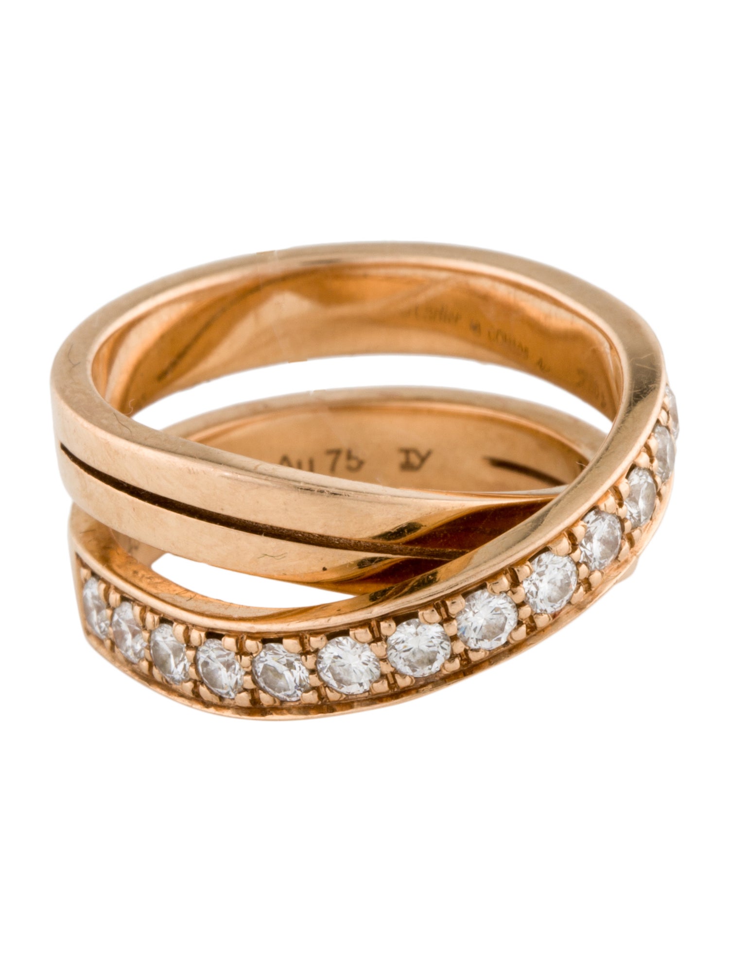 Cartier Etincelle de Cartier Ring - 18K Rose Gold Band, Rings ...