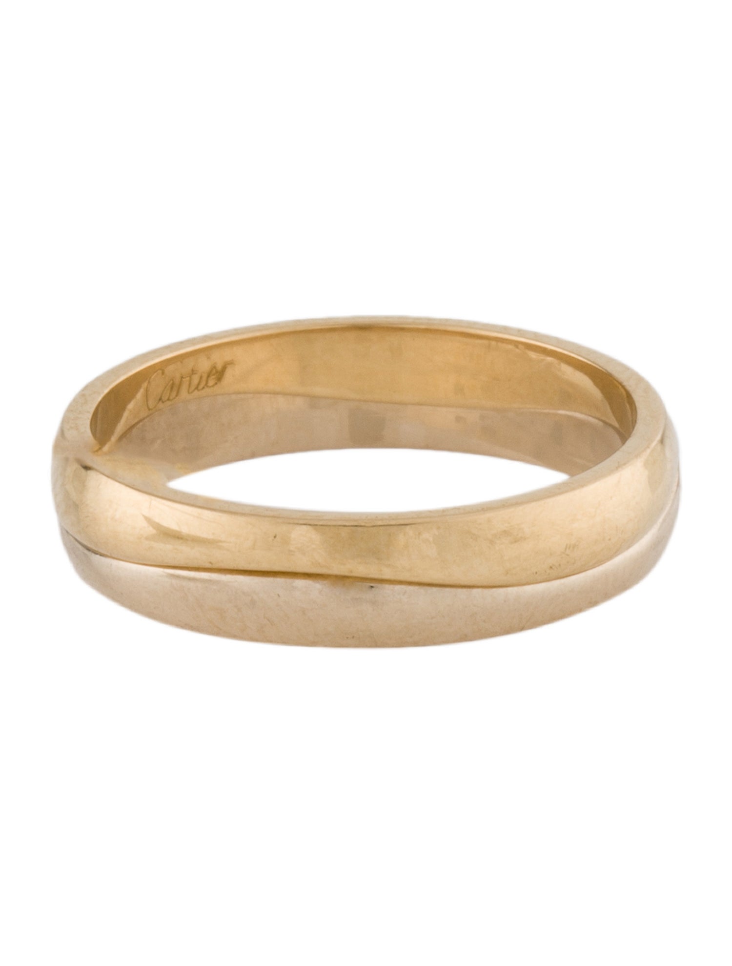 Cartier Vintage Les Must de Cartier Trinity Ring - 18K Yellow Gold ...