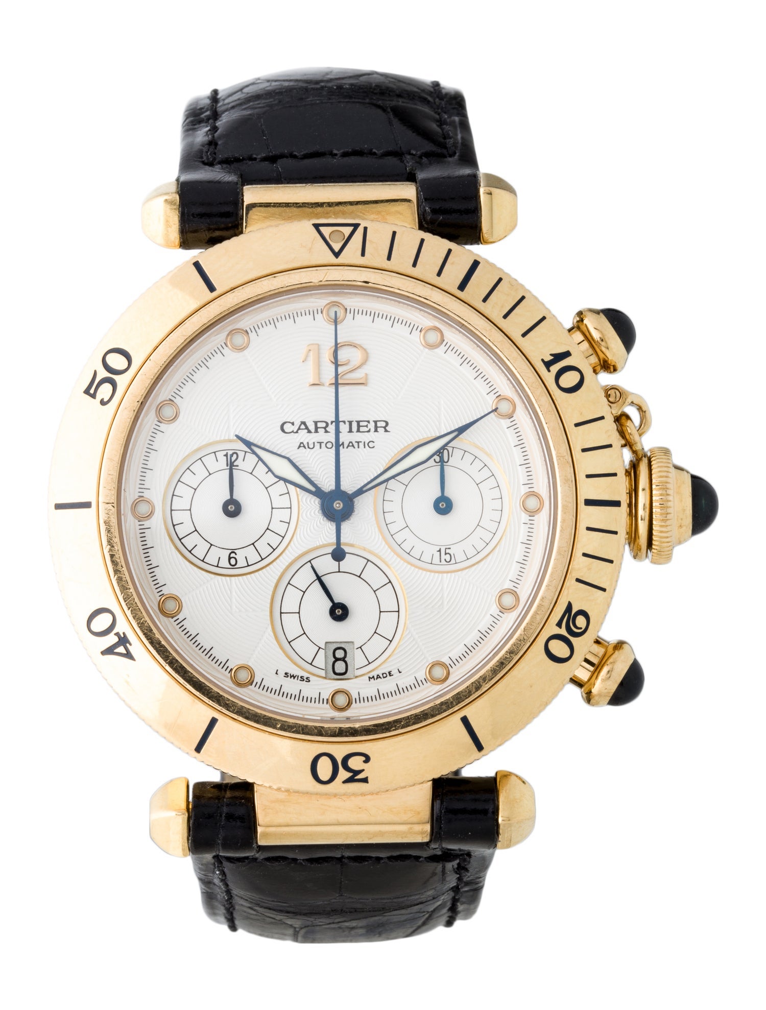 Cartier Pasha De Cartier Grid Watch - 1021 | The RealReal
