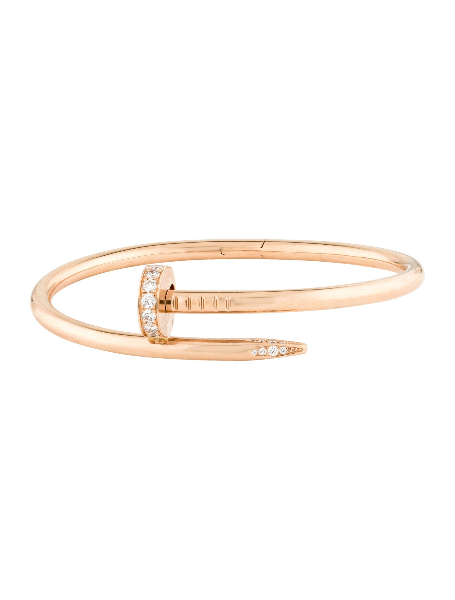 Cartier Juste un Clou Bracelet - 18K Rose Gold Bangle, Bracelets ...