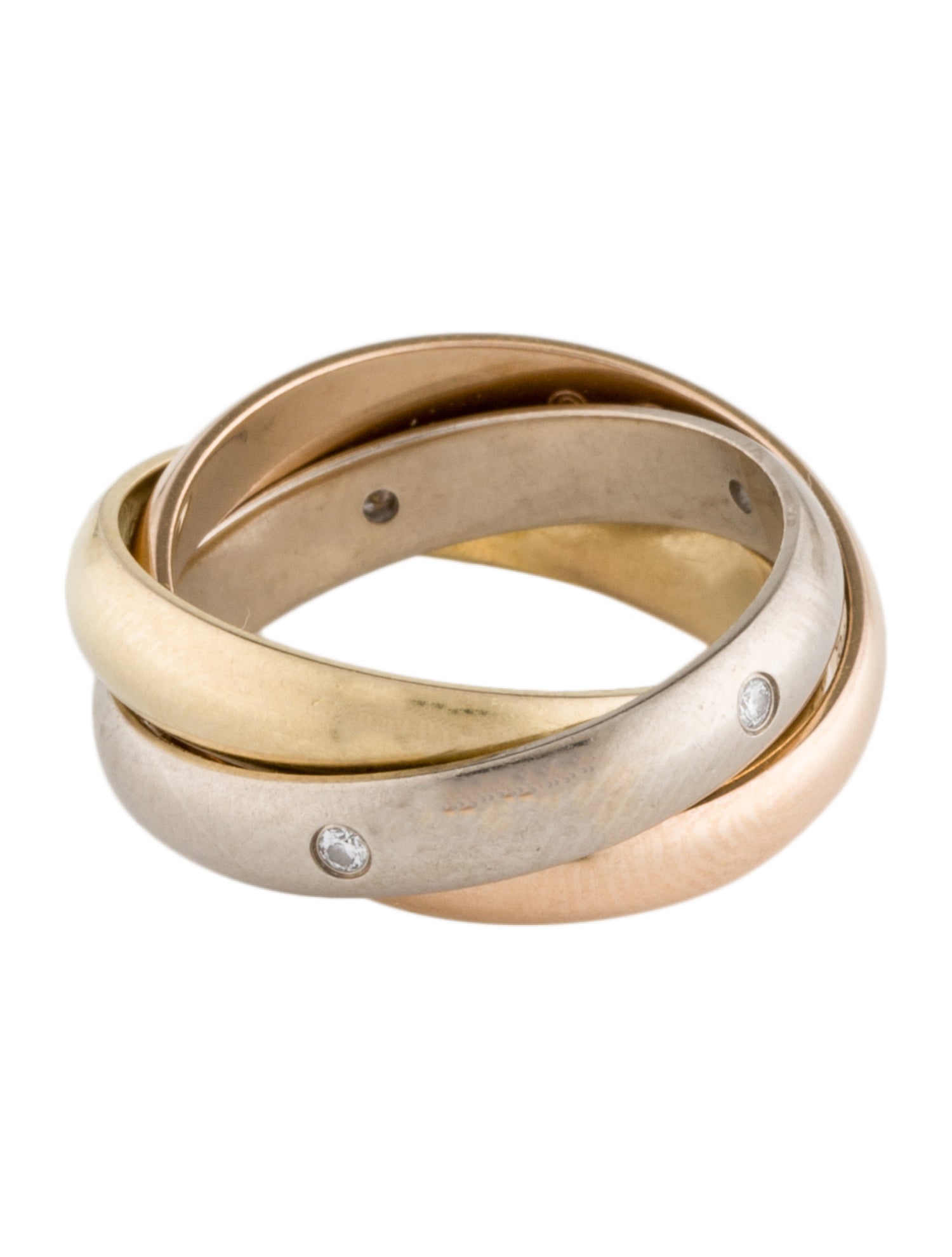 Cartier Diamond Trinity Ring - Band, Rings - CRT110493 | The RealReal