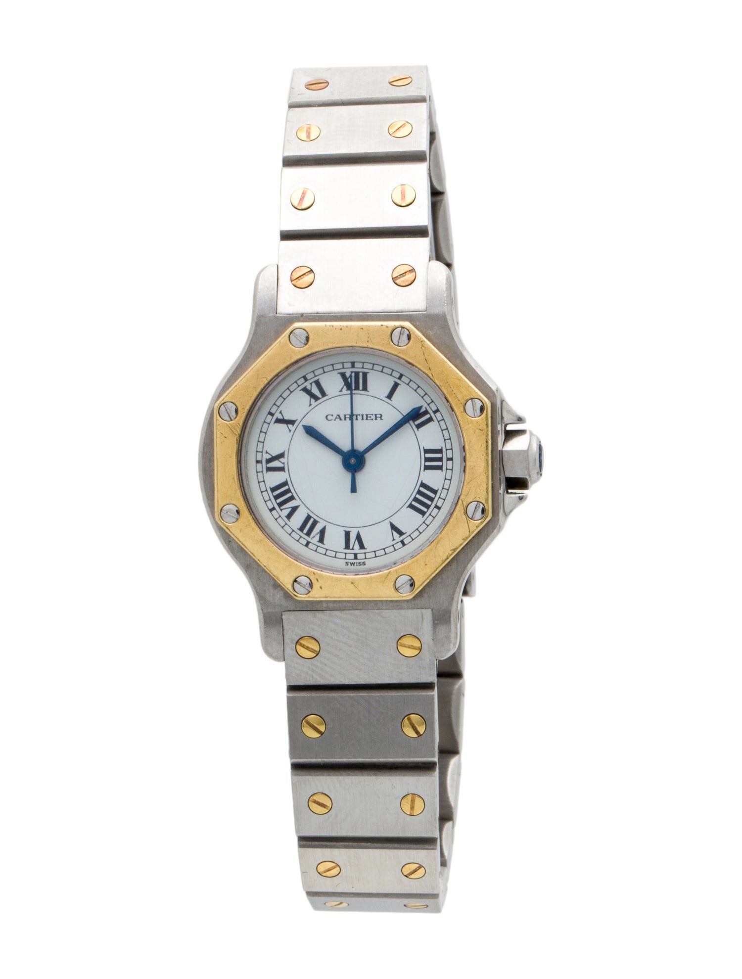 Cartier Santos Octagon Watch - 187903 | The RealReal