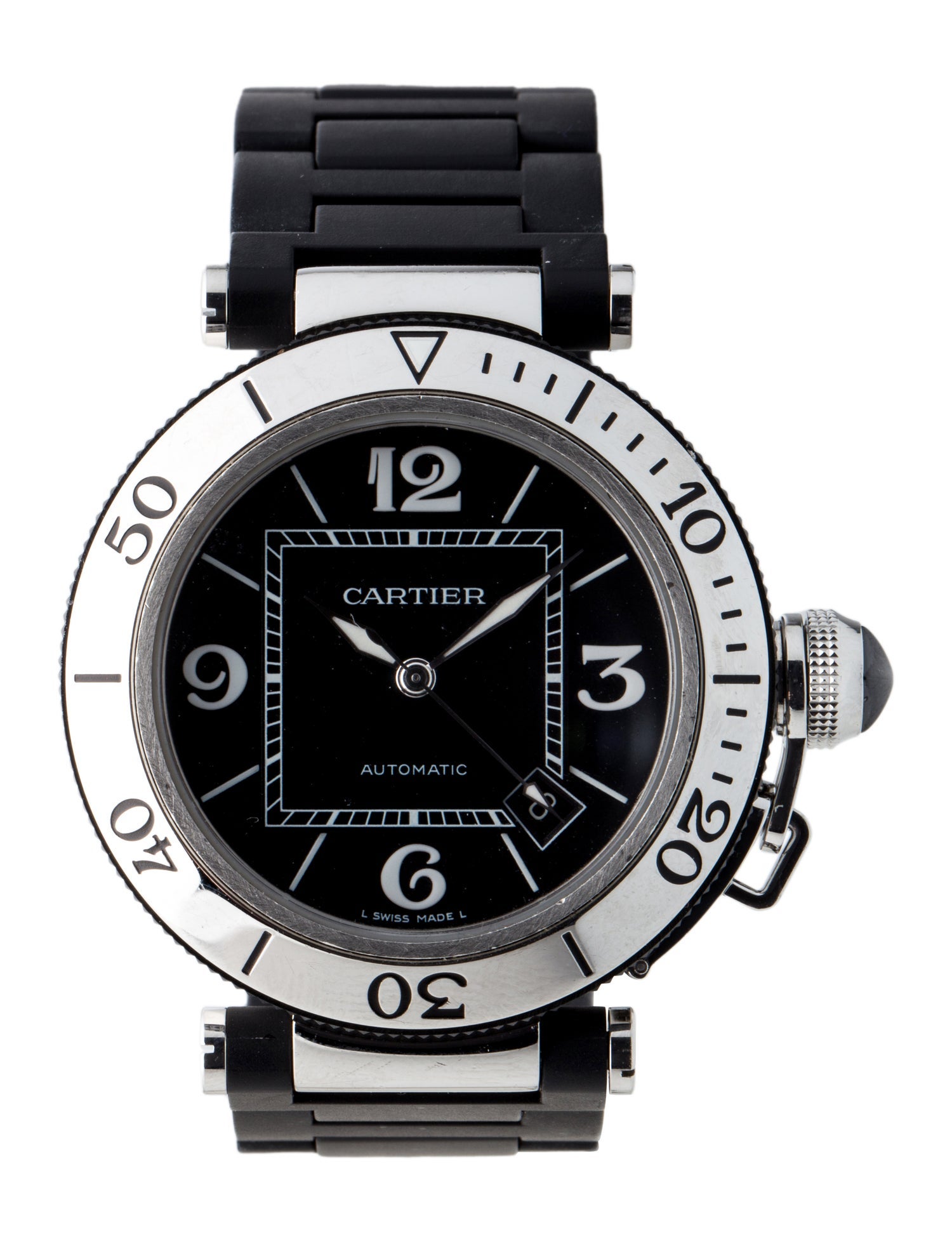 Cartier Pasha de Cartier Seatimer Watch - W31077U2 | The RealReal