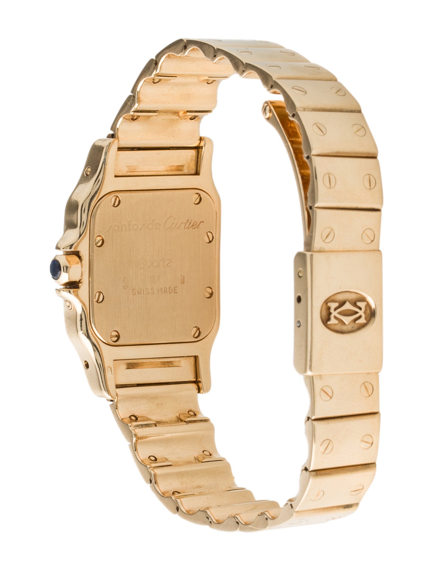 Cartier Santos de Cartier Galbée Watch - 819902 | The RealReal