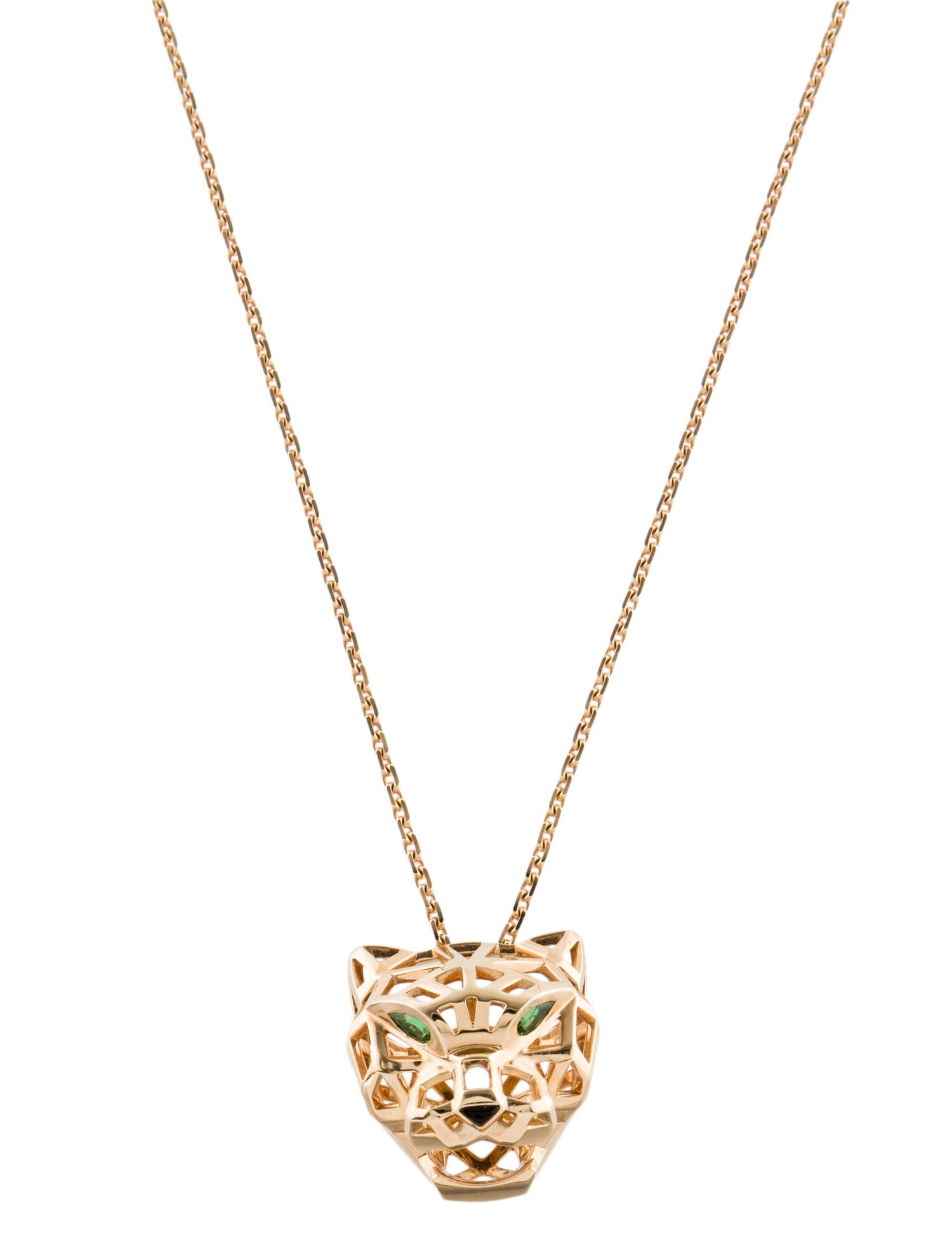 Cartier Panthère De Cartier Necklace - 18K Yellow Gold Pendant Necklace ...
