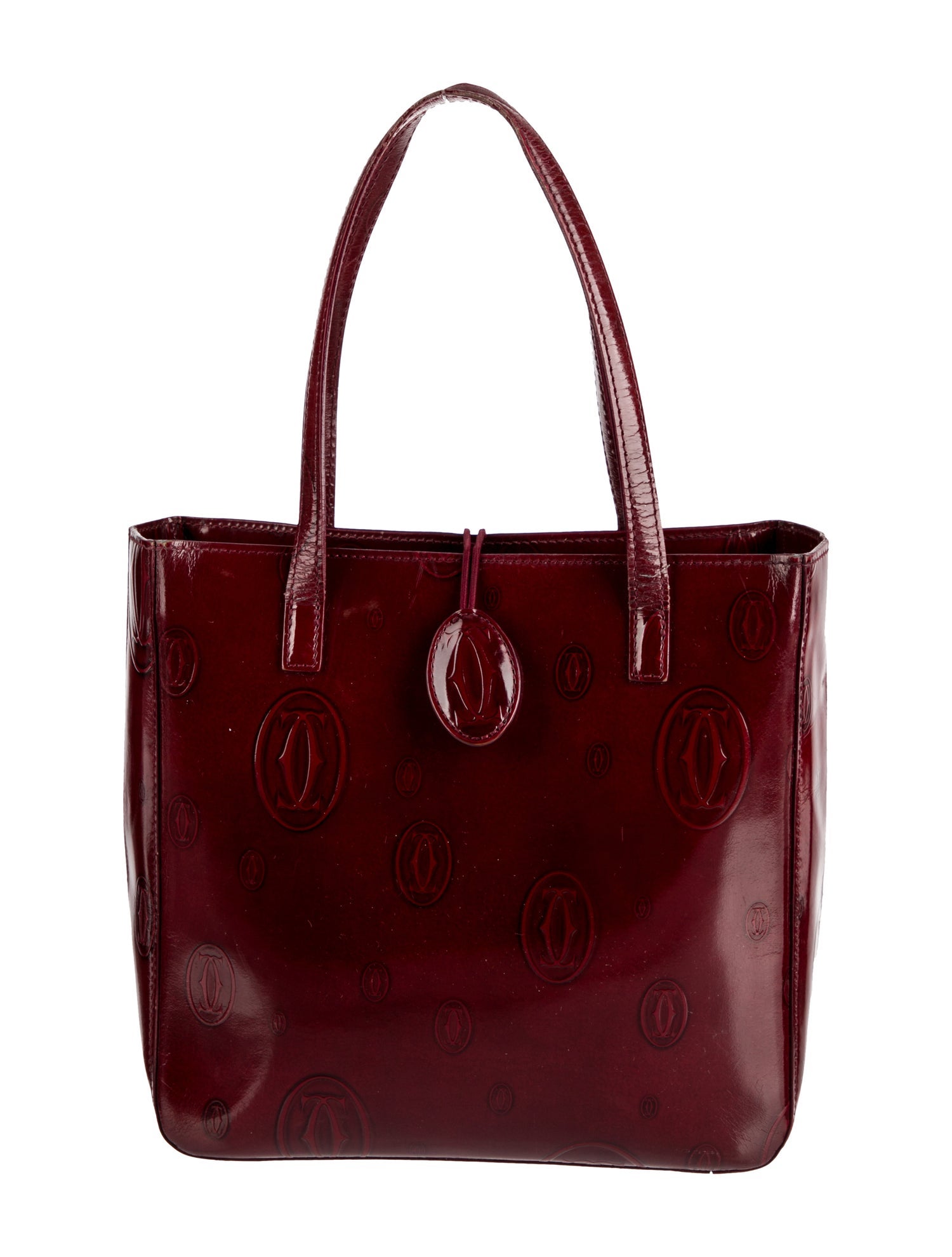Cartier Leather Tote Bag - Red Totes, Handbags - CRT111465 | The RealReal