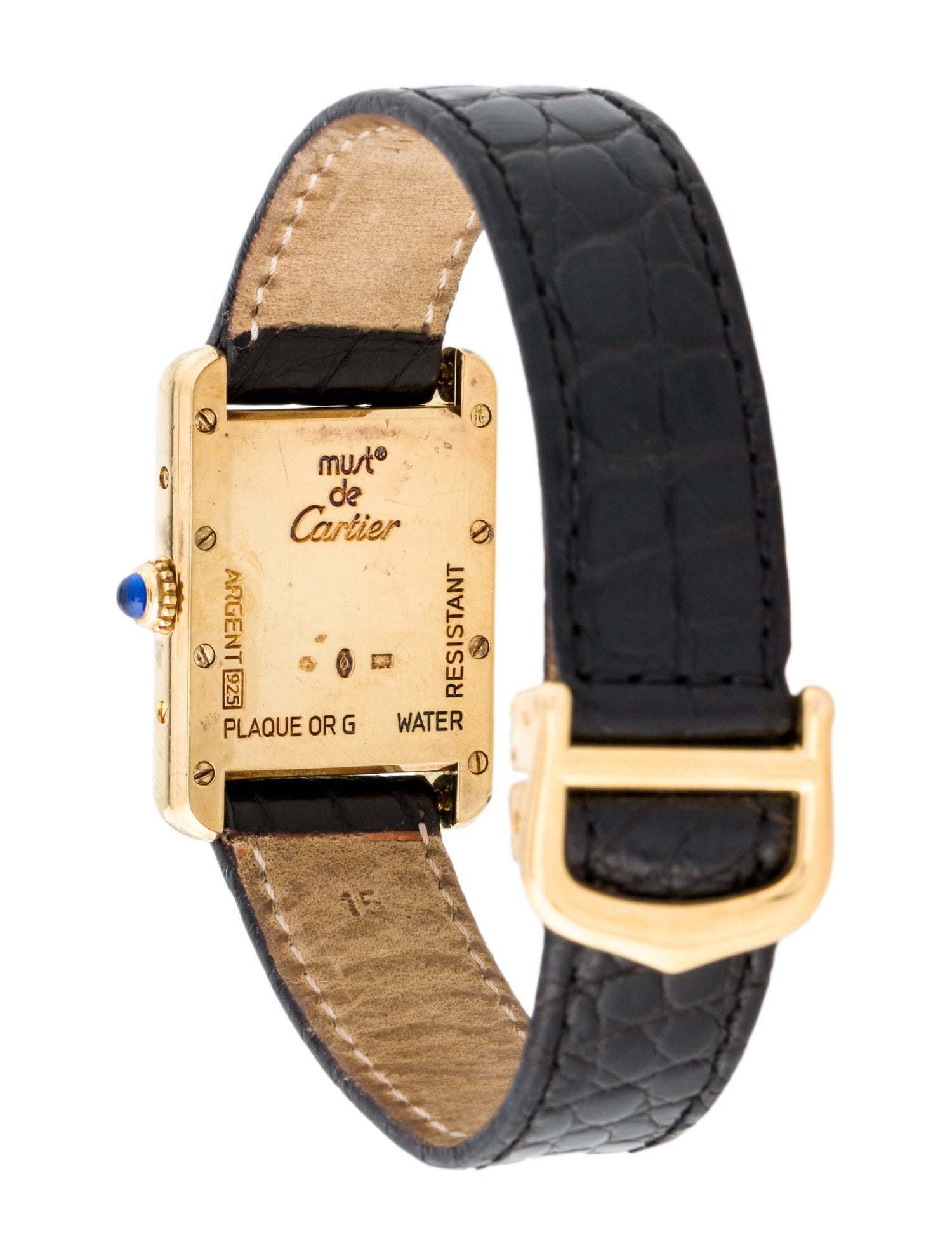 Cartier Must de Cartier Tank Watch - 2415 | The RealReal