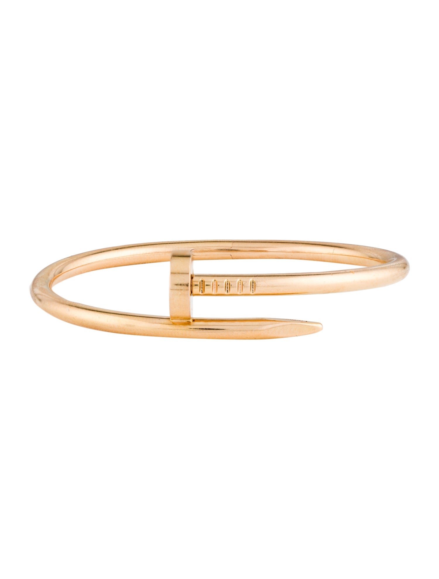 Cartier Juste un Clou Bracelet - 18K Rose Gold Bangle, Bracelets ...