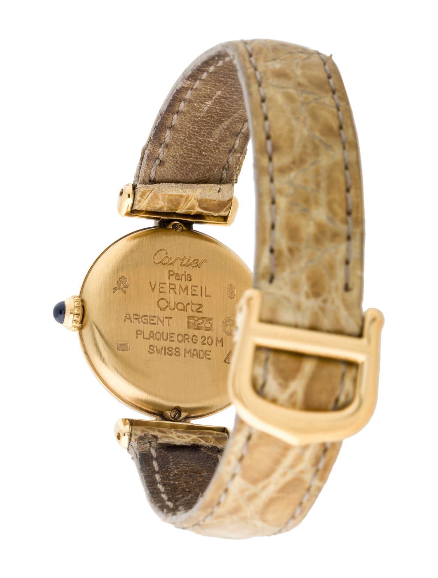 Cartier Must de Cartier Tank Watch - 177068 | The RealReal