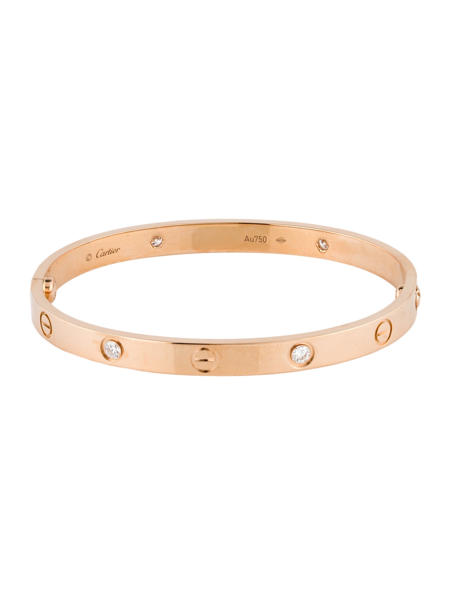 Cartier LOVE Bracelet, Small Model - 18K Rose Gold Bangle, Bracelets ...