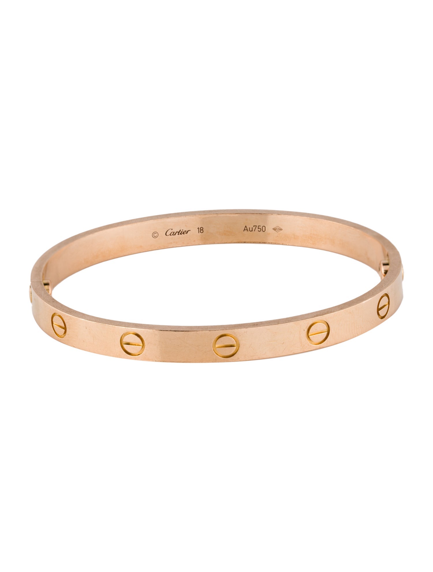 Cartier LOVE Bracelet, Small Model - 18K Rose Gold Bangle, Bracelets ...
