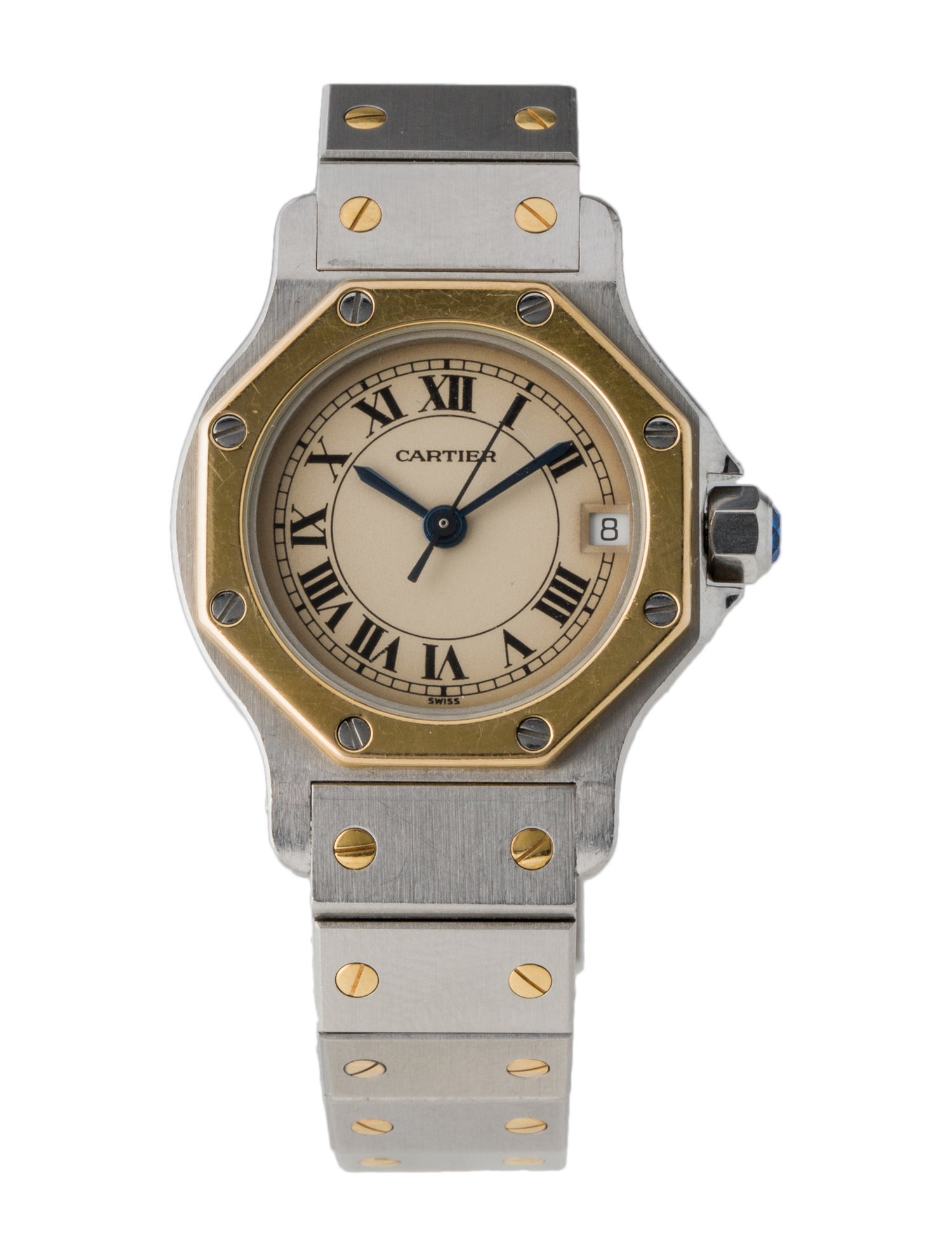 Cartier Santos Octagon Watch - 187903 | The RealReal