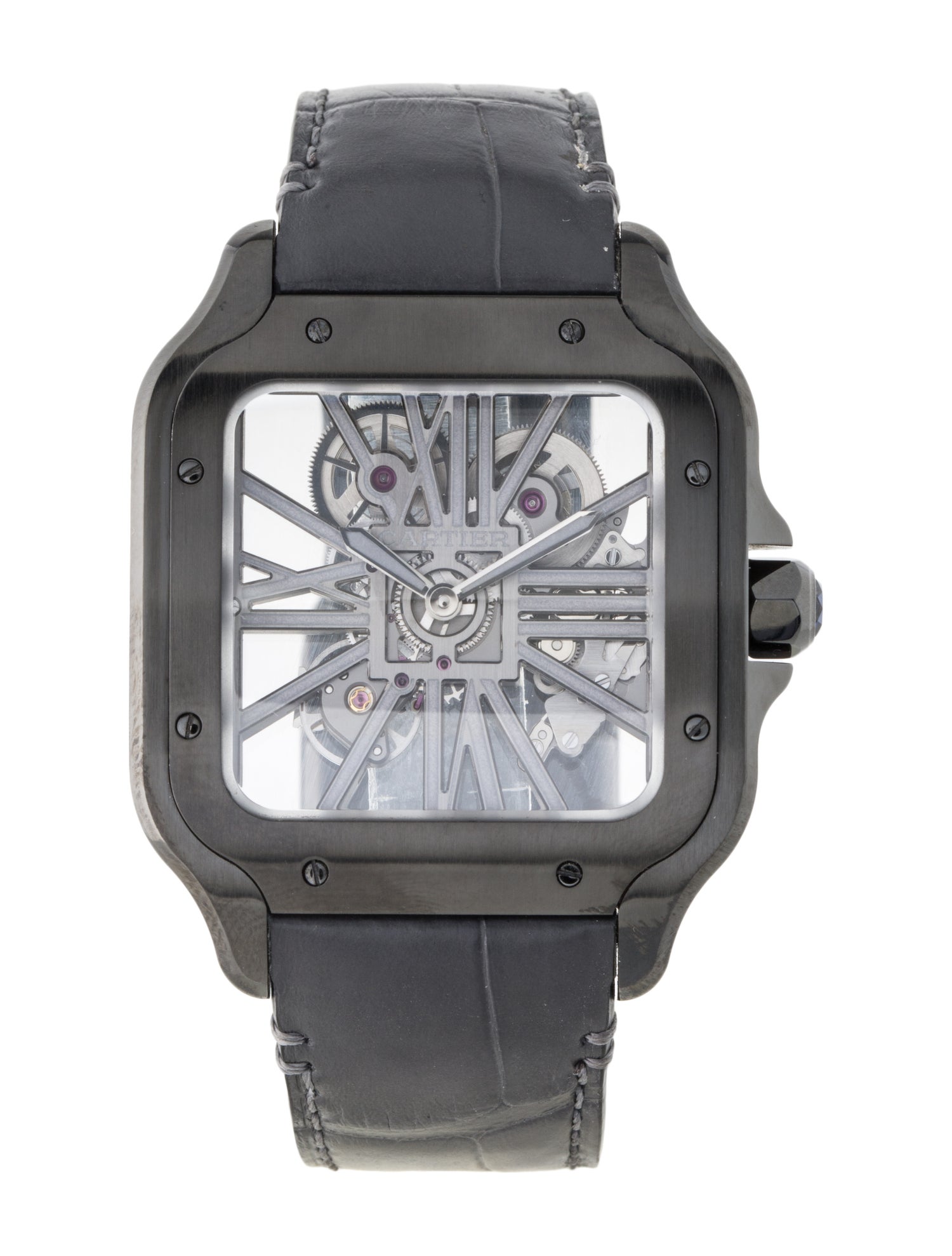 Cartier Santos de Cartier Skeleton Watch - WHSA0009 | The RealReal