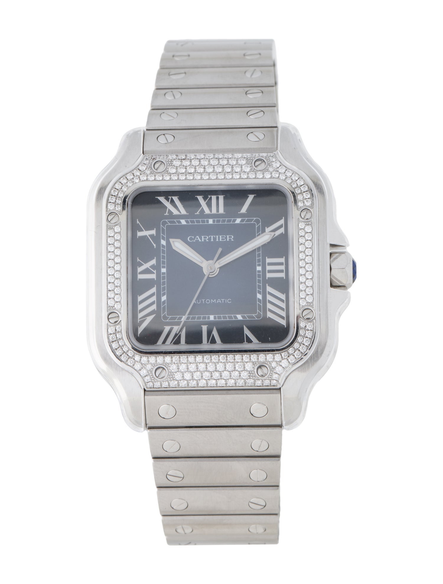 Cartier Santos de Cartier Galbée Watch - 819902 | The RealReal