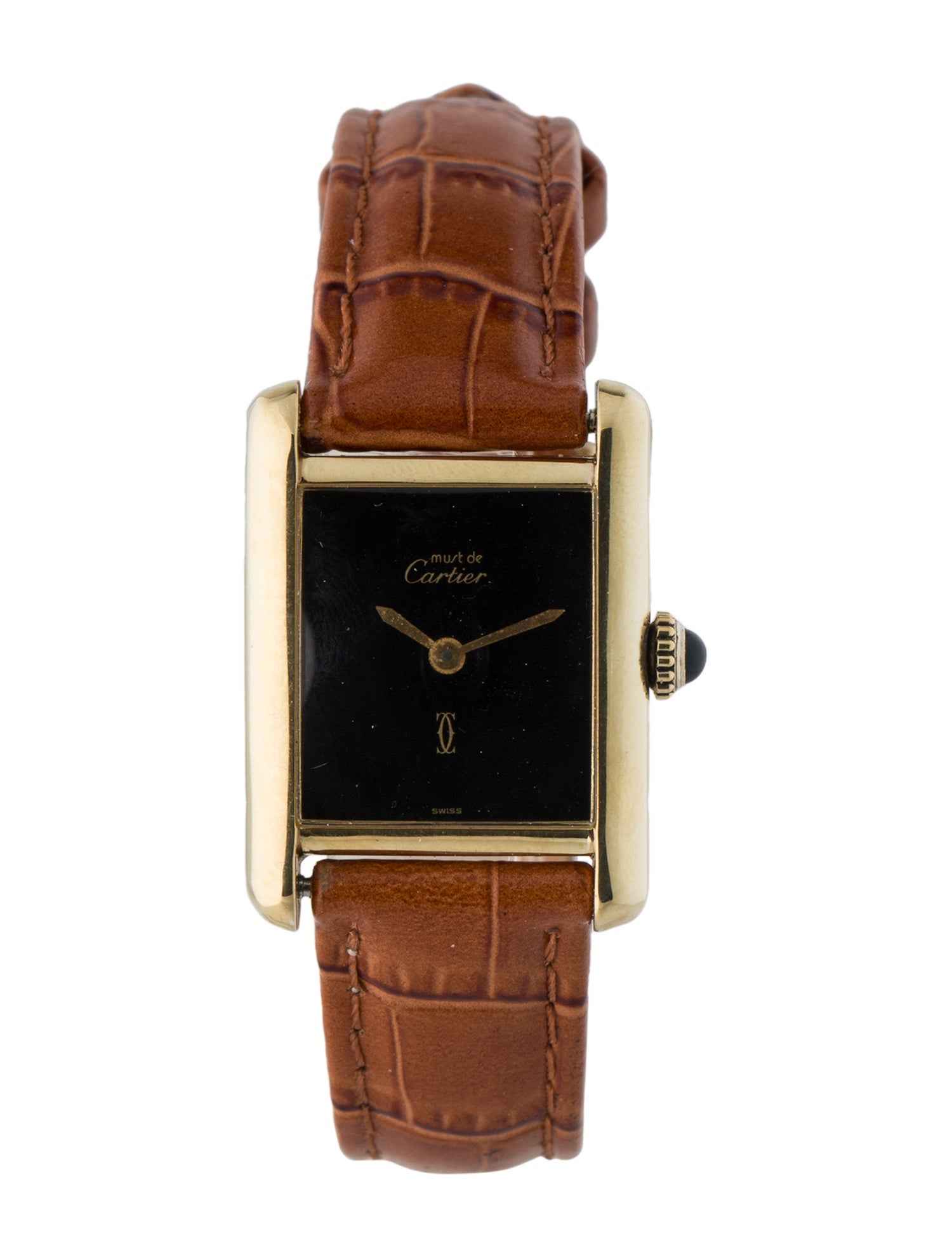 Cartier Must de Cartier Tank Watch - CRT108935 | The RealReal Cartier Must de Cartier Tank Watch - CRT108935 | The RealReal